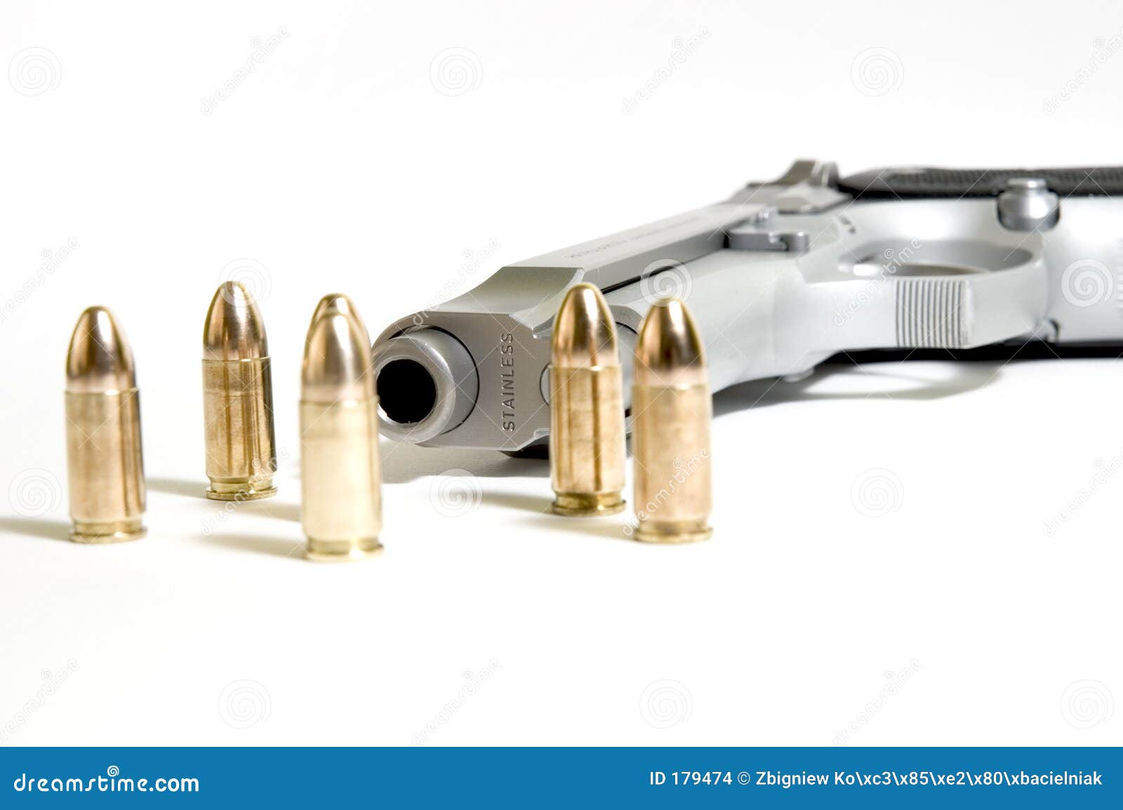 Dangerous stock photo. Image of pistol, arsenal, bullets - 179474