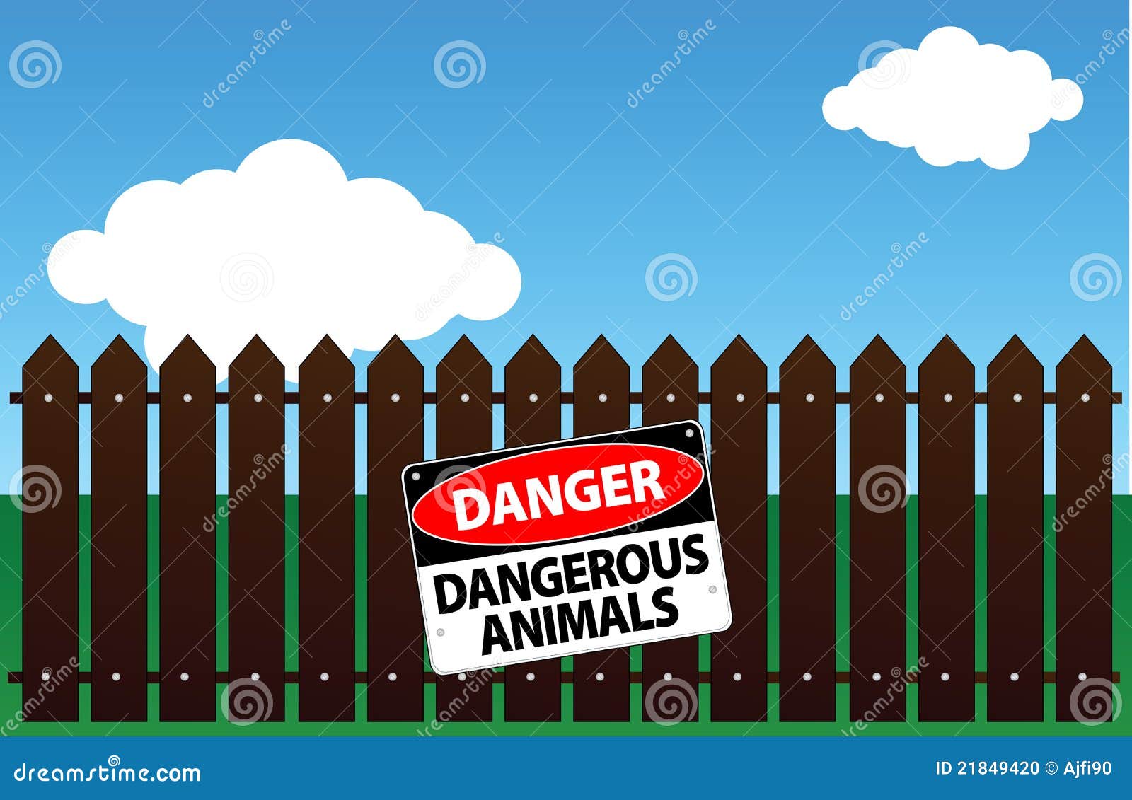 Dangerous animals stock vector. Illustration of animals - 21849420