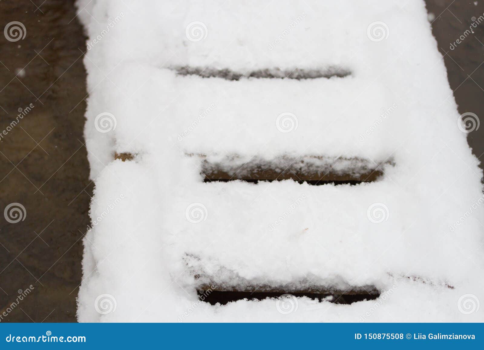 Dangerous bridge in winter stock photo. Image of carbine - 150875508