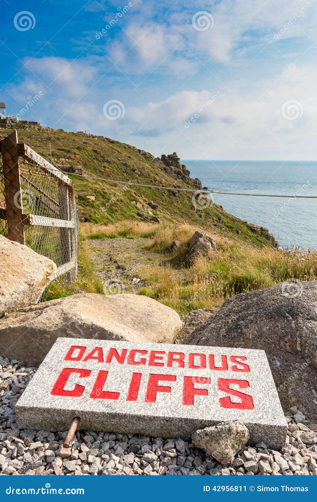 Dangerous Cliffs stock image. Image of cliff, danger - 42956811