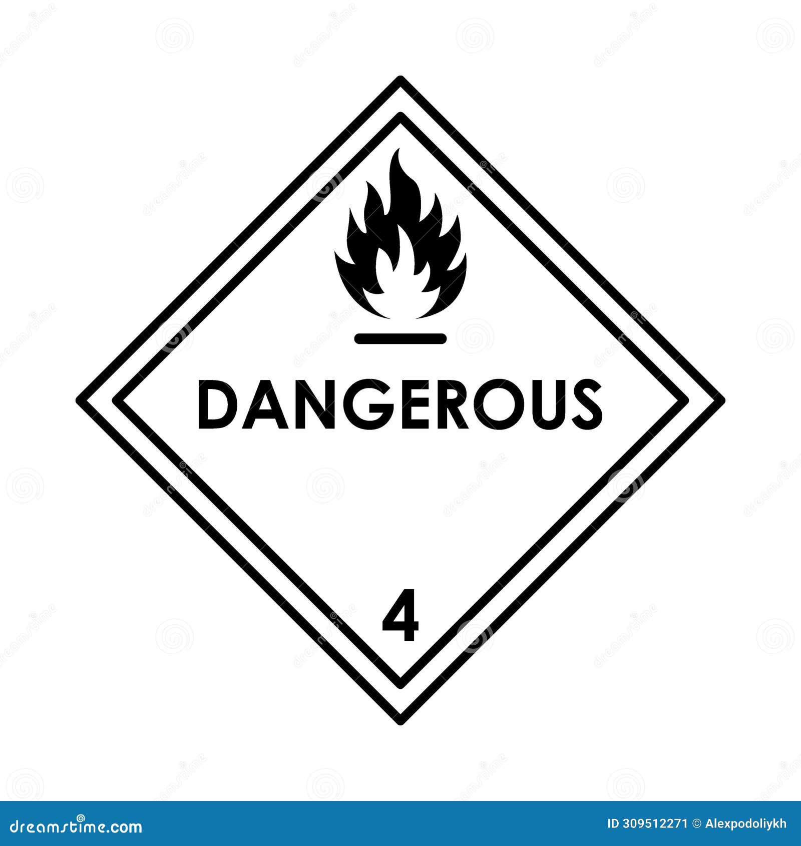 Dangerous Color Element. Hazardous Material Vector Icon Stock Vector ...
