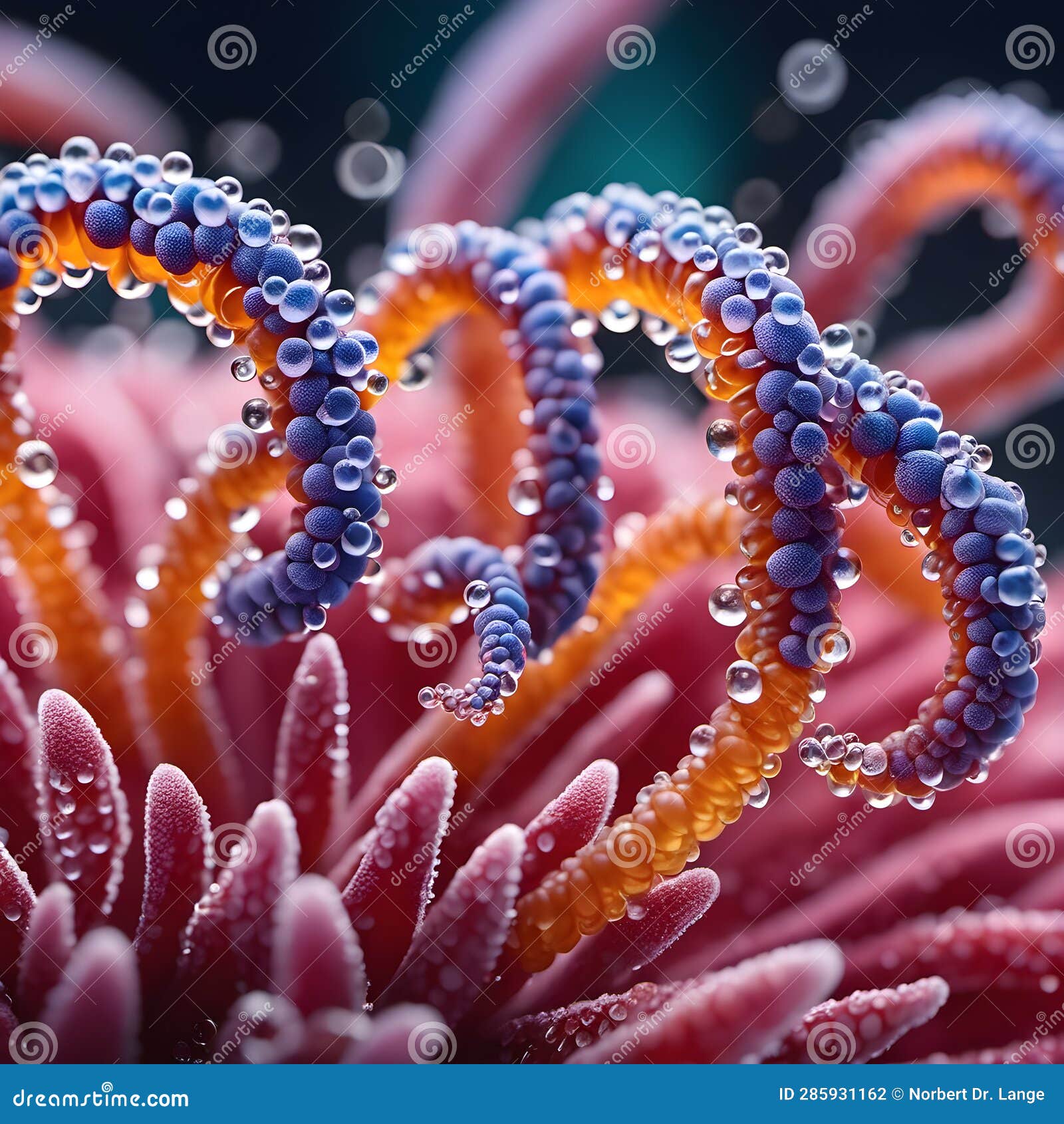 Dangerous Colorful Pathogens Stock Illustration - Illustration of ...