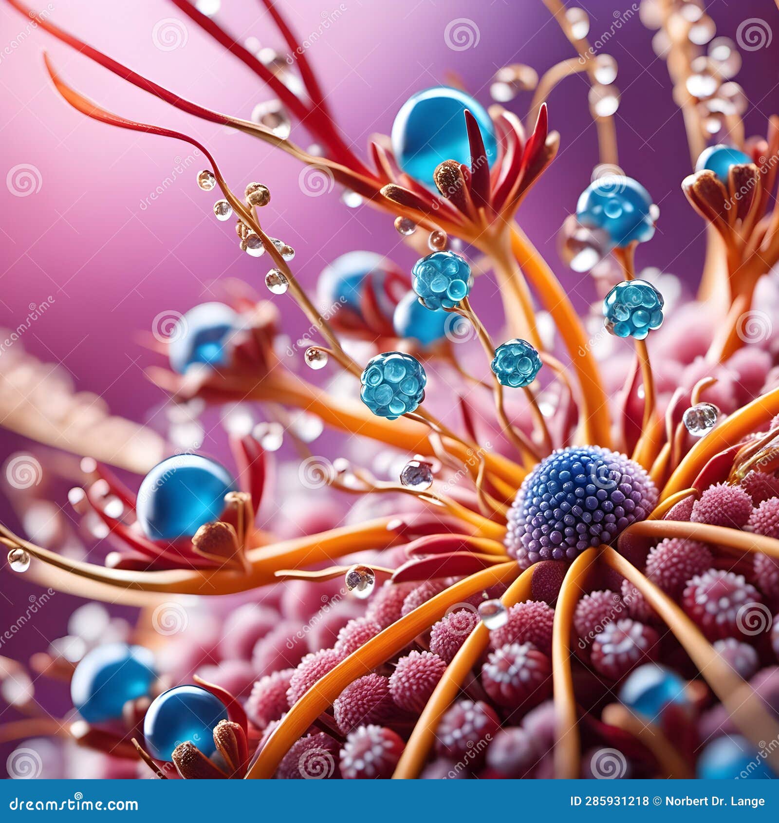 Dangerous Colorful Pathogens Stock Illustration - Illustration of ...