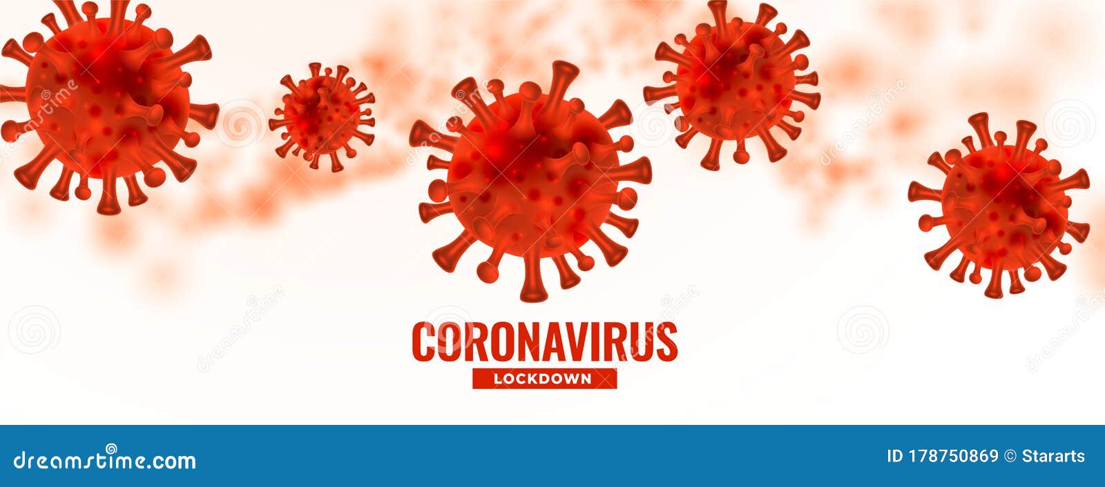 Dangerous Coronavirus Outbreak Spread Background Design Stock Vector ...