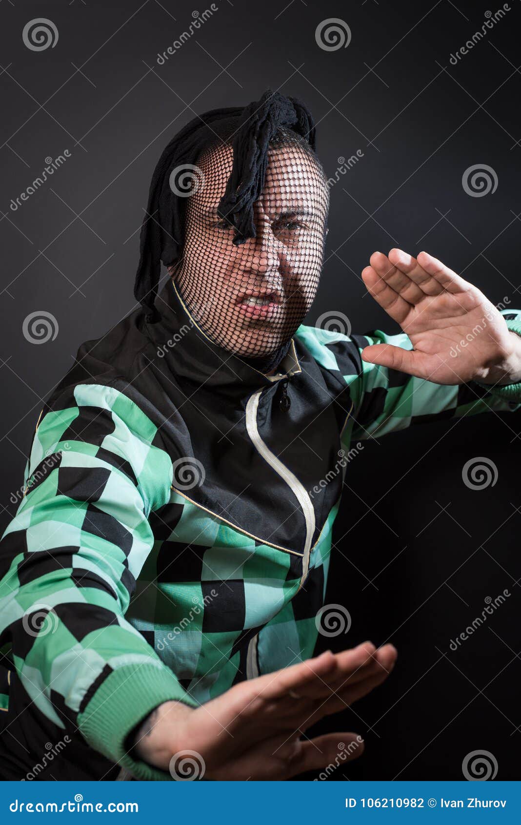 A Dangerous Criminal is Angry and Ready To Fight Stock Photo - Image of ...