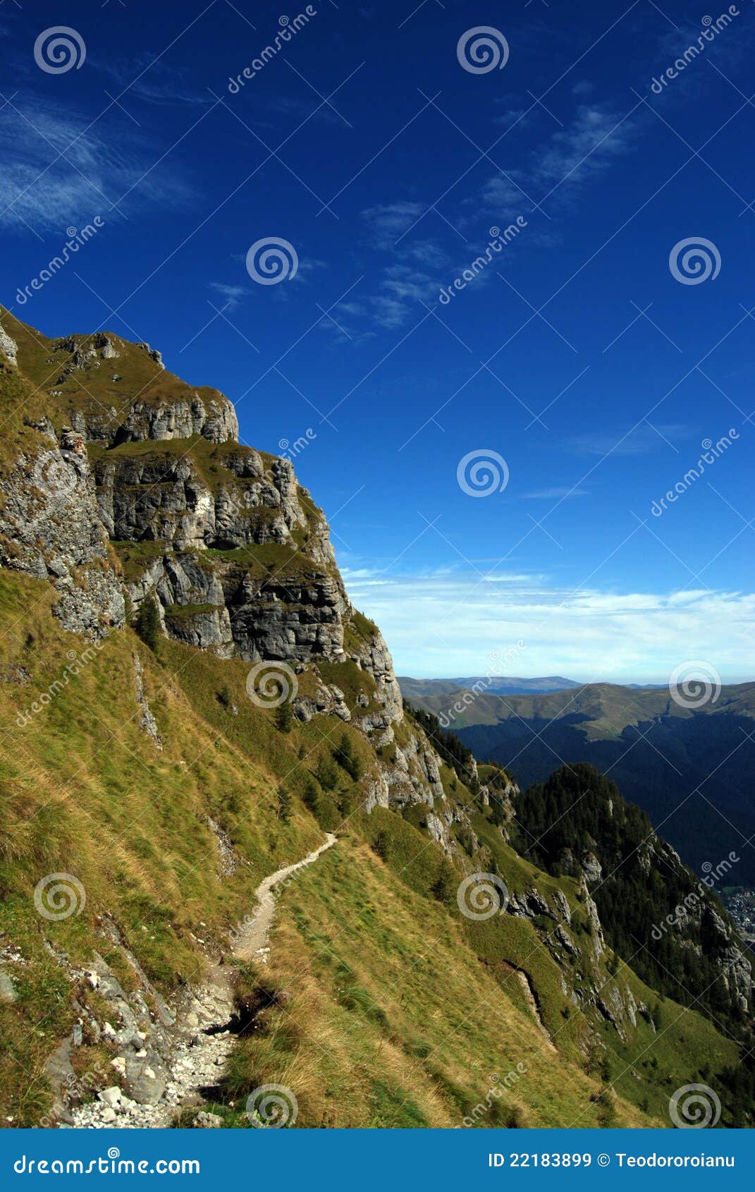 Dangerous footpath stock image. Image of landscape, falling - 22183899