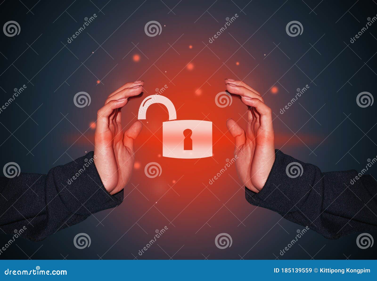 Dangerous Hacker in the Cyberworld Stock Image - Image of hands ...