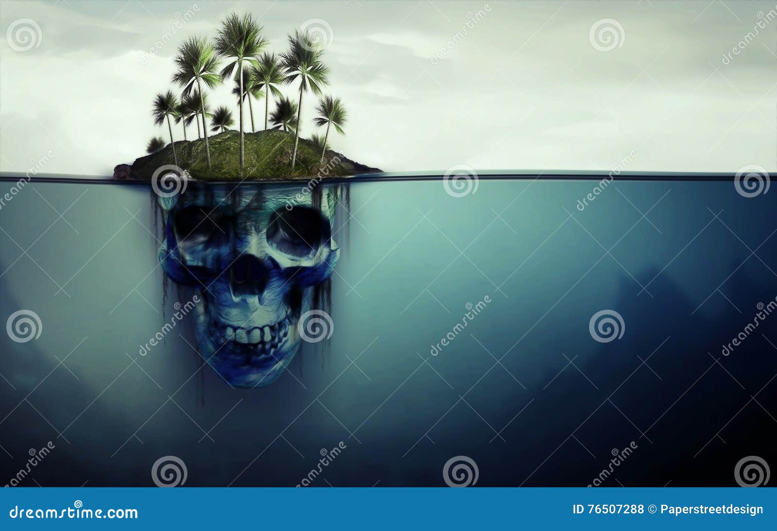 Dangerous Island With Awakened Volcano, Natural Phenomenon, Dormant ...