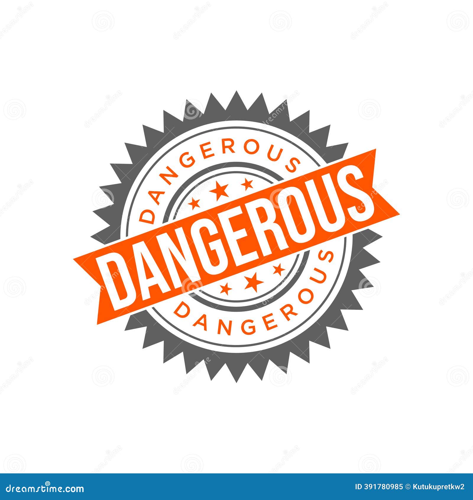 Dangerous Letter Rubber Stamp Template Design Vector Illustration ...