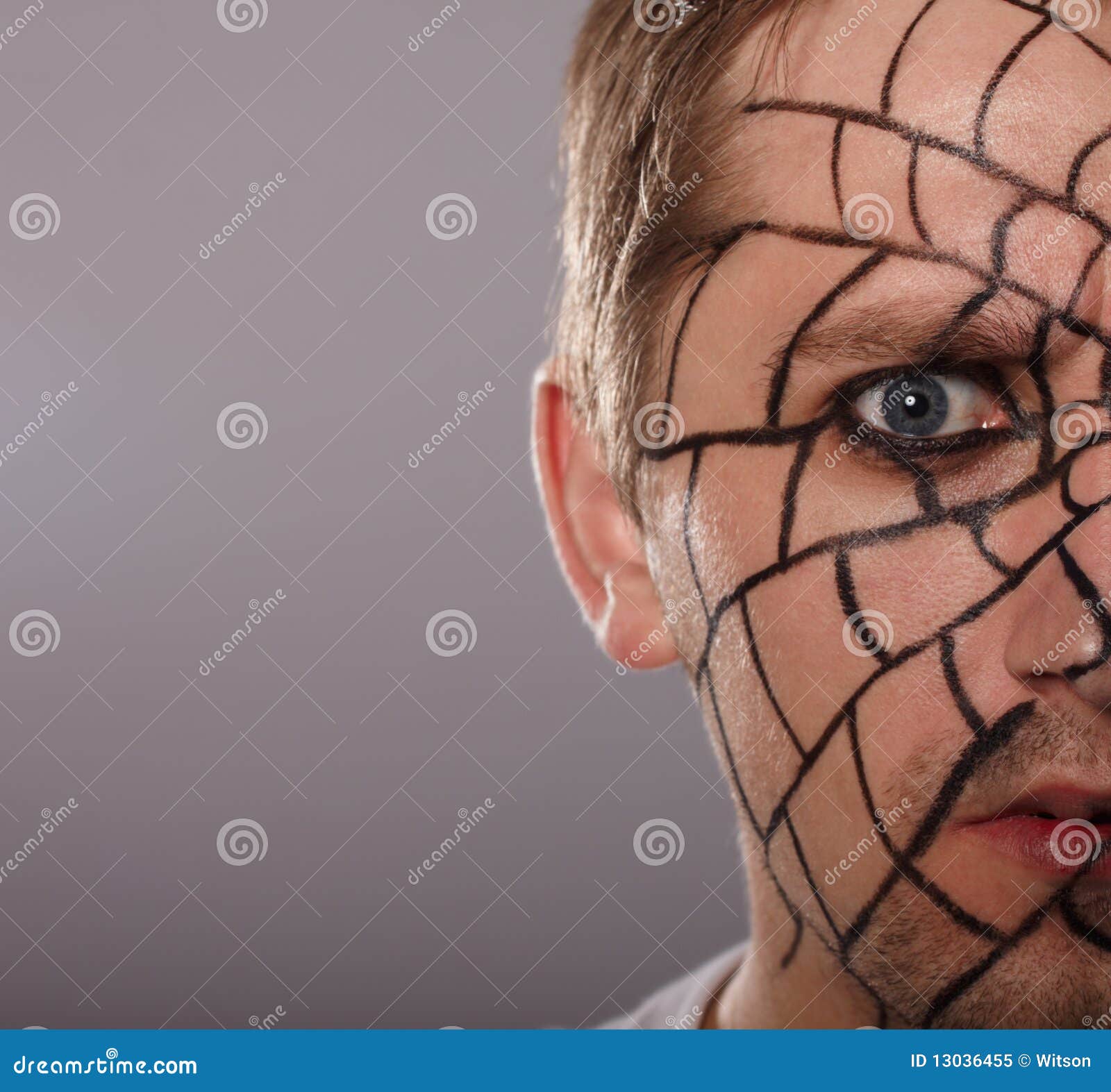 Dangerous look stock image. Image of halloween, facial - 13036455