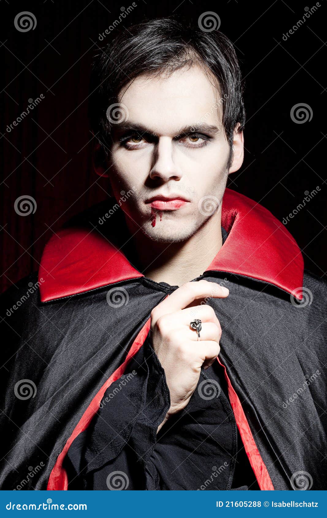 Dangerous, male vampire stock photo. Image of dangerous - 21605288