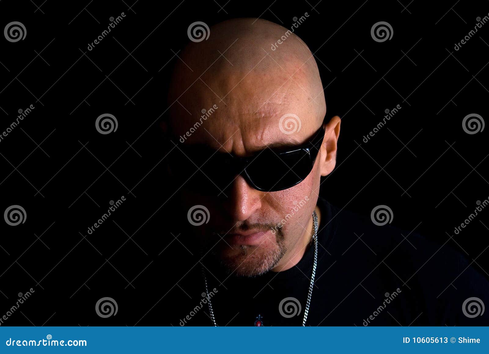 Dangerous man stock image. Image of people, spooky, face - 10605613