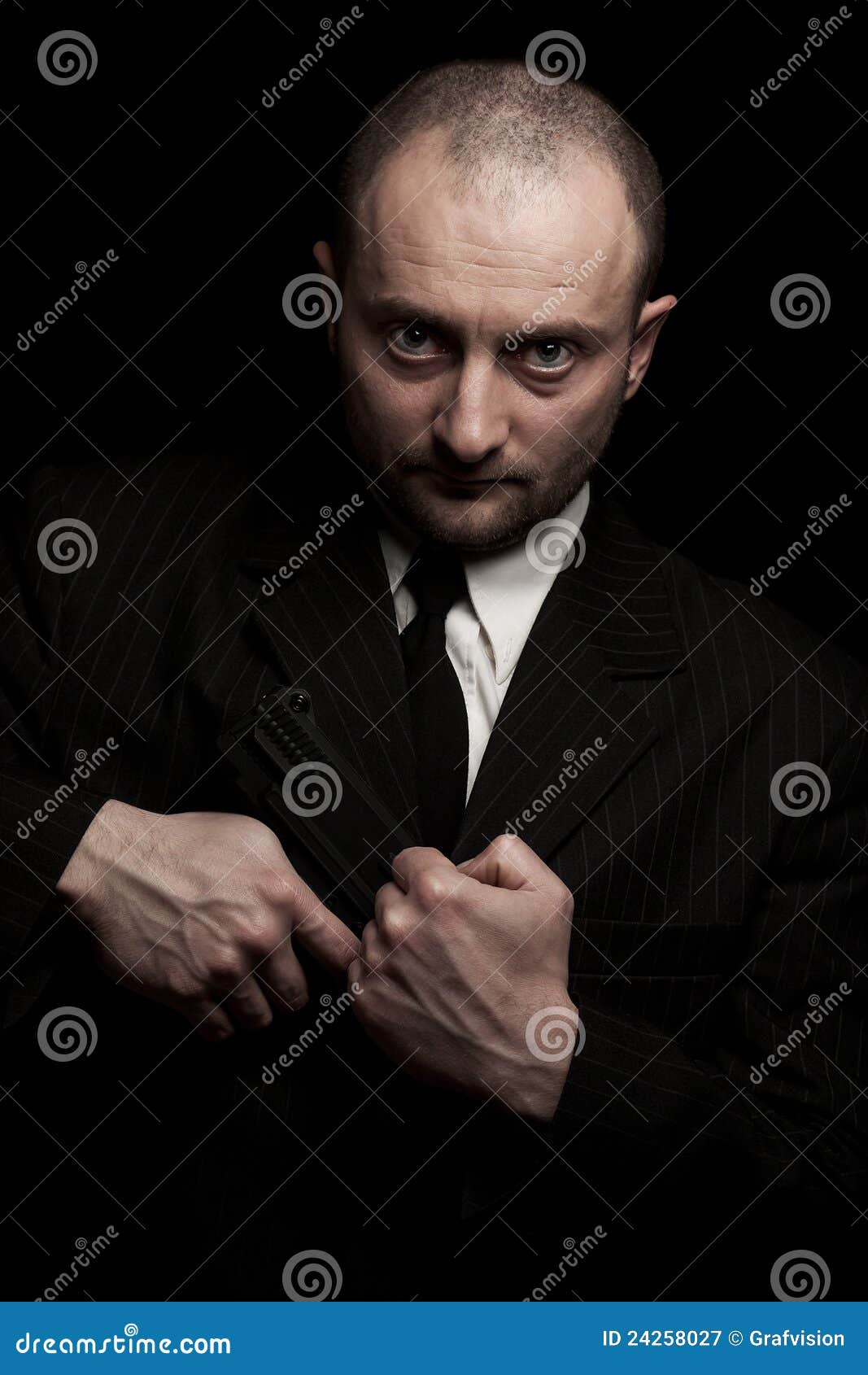 Dangerous man stock image. Image of boss, risky, calm - 24258027