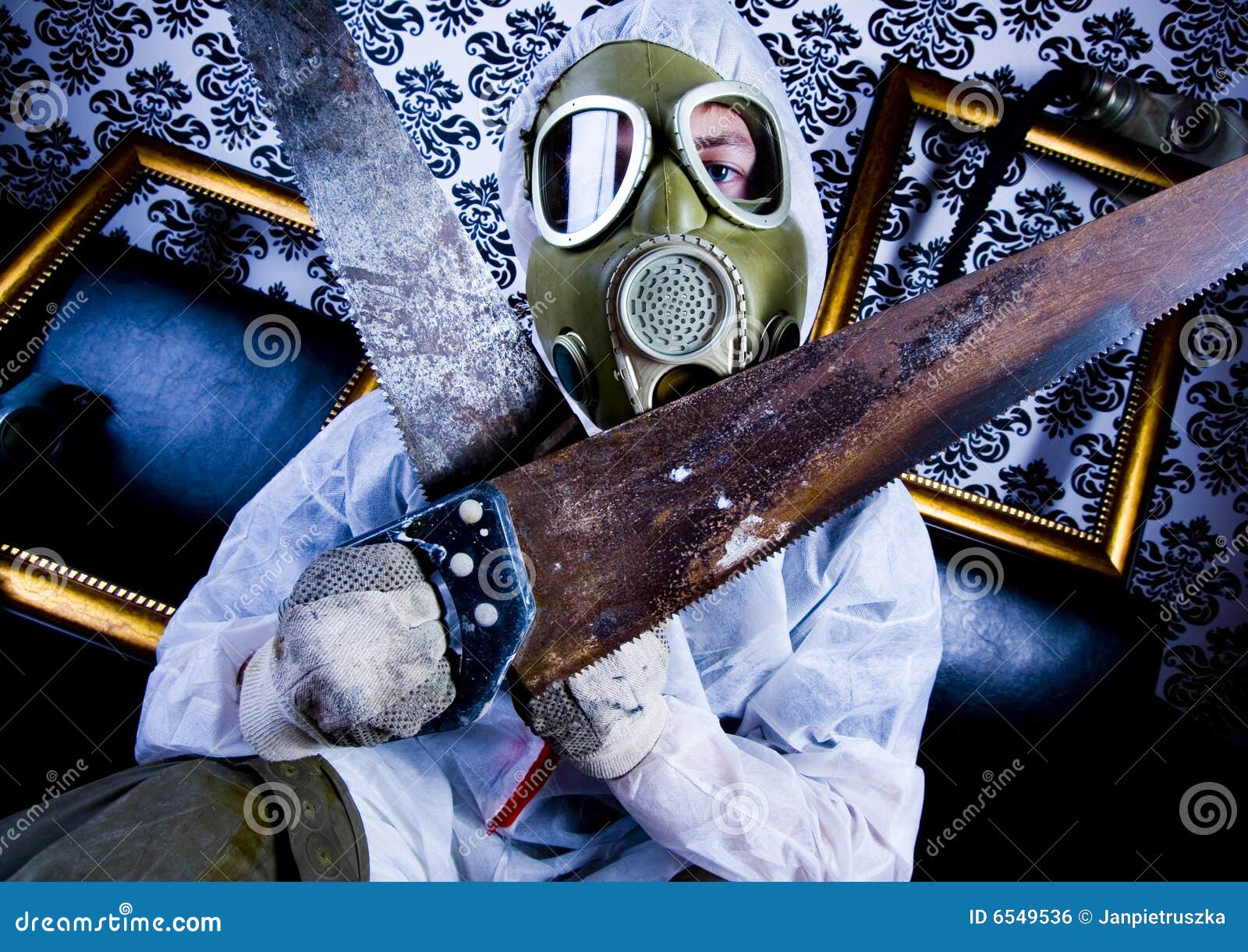 Dangerous man stock photo. Image of danger, freak, fear - 6549536
