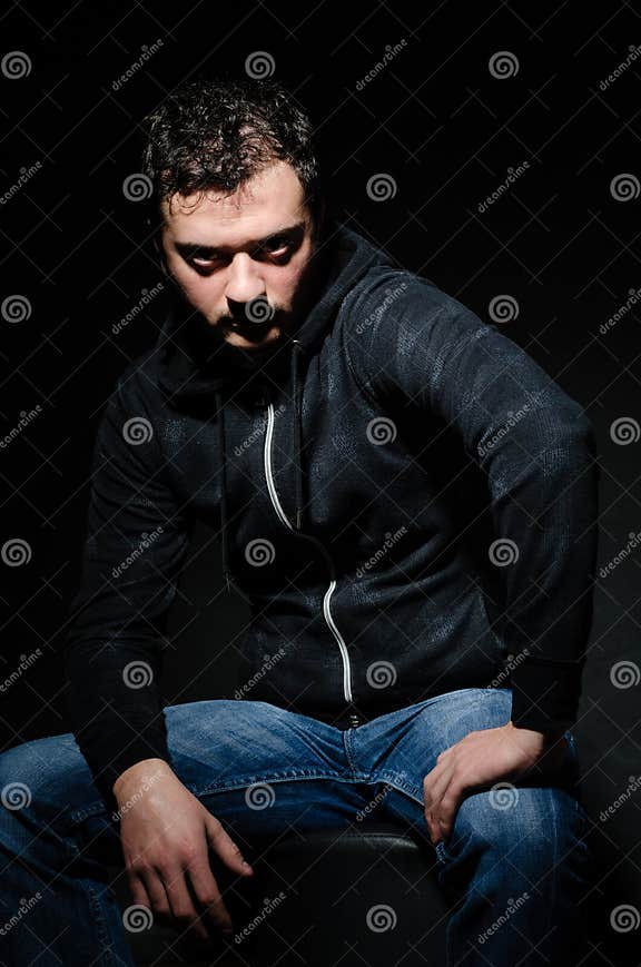 Dangerous man stock photo. Image of activity, intimidating - 33945560
