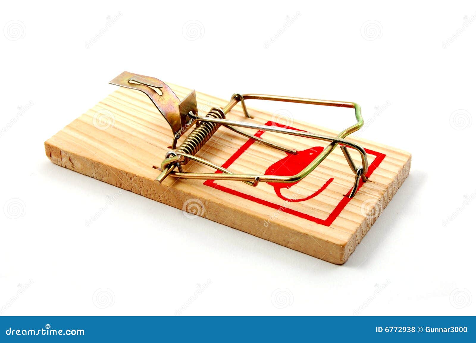 Dangerous mouse trap stock photo. Image of lure, scem - 6772938