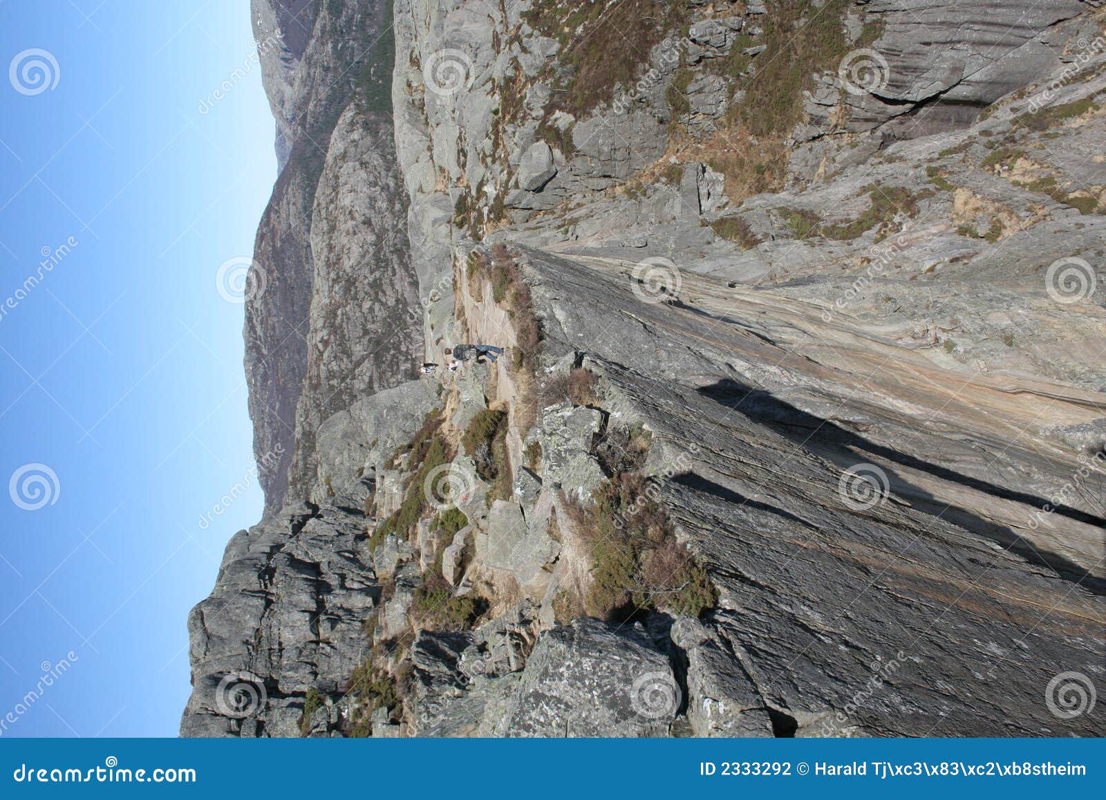 Dangerous Path Going Along a C Stock Photo - Image of plateau, extreme ...