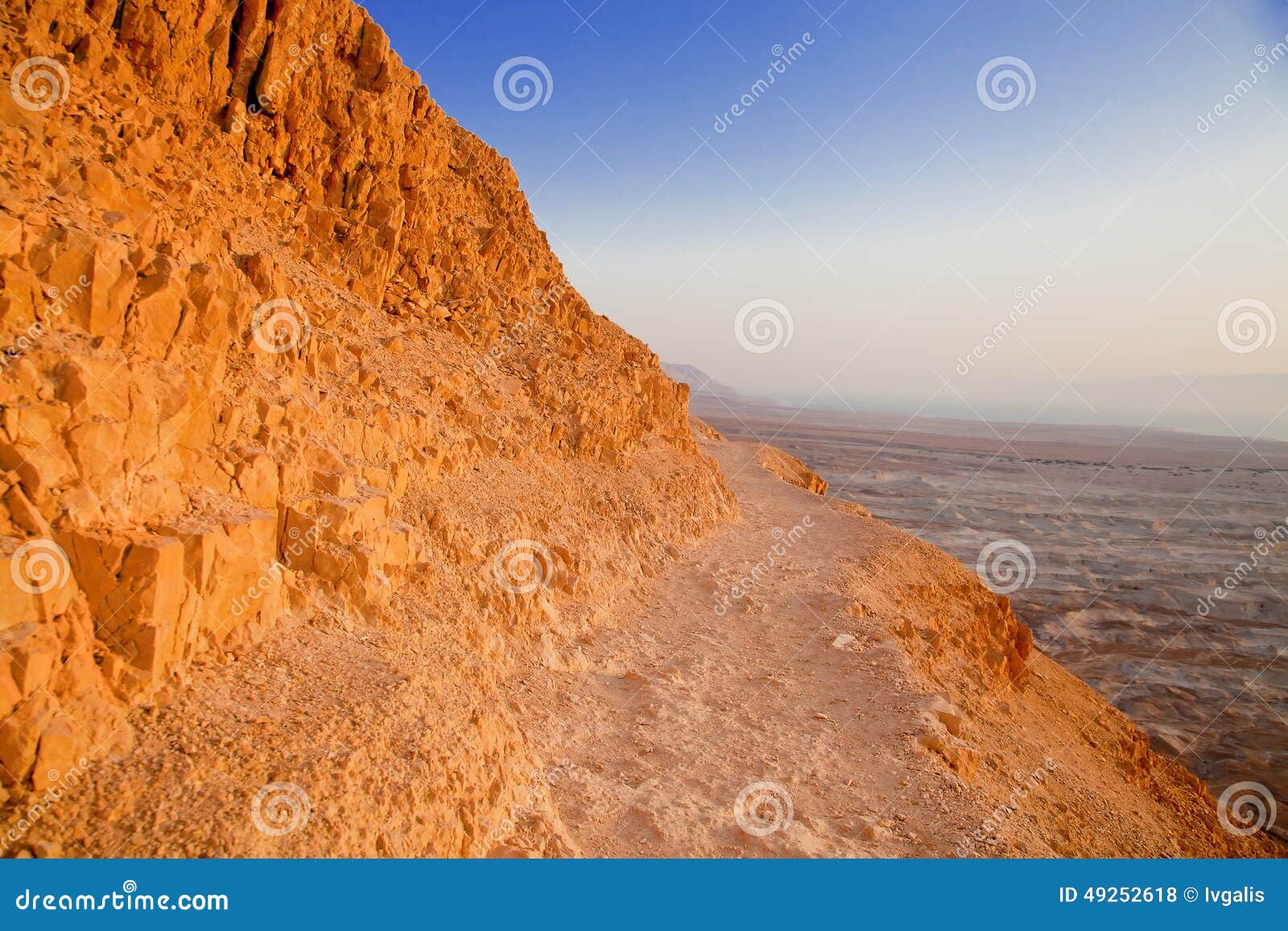 Dangerous Path in the Mountains Stock Photo - Image of destinations ...