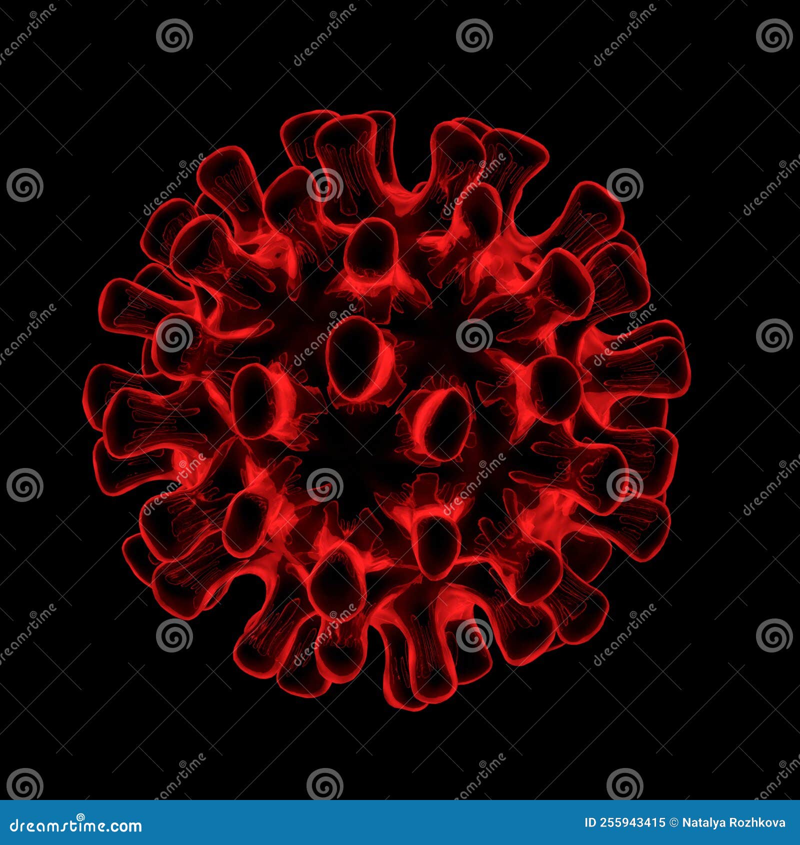 Virus Red 3D Centaur in Motion. Stock Image - Image of disease ...