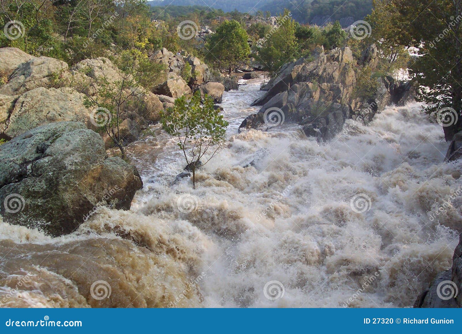 Dangerous River Crossing Stock Photo | CartoonDealer.com #34104714