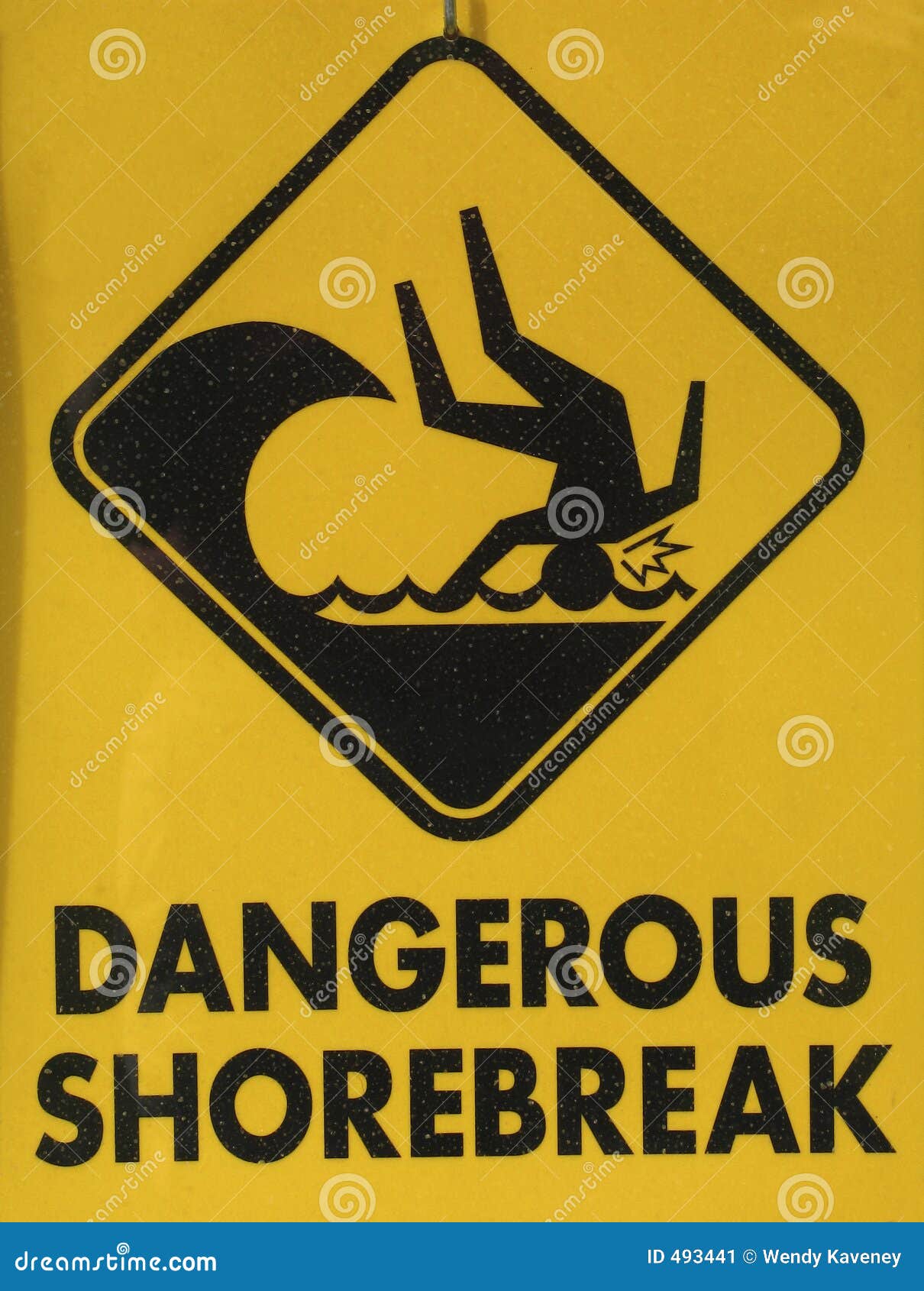 Dangerous Shorebreak stock image. Image of current, waves - 493441