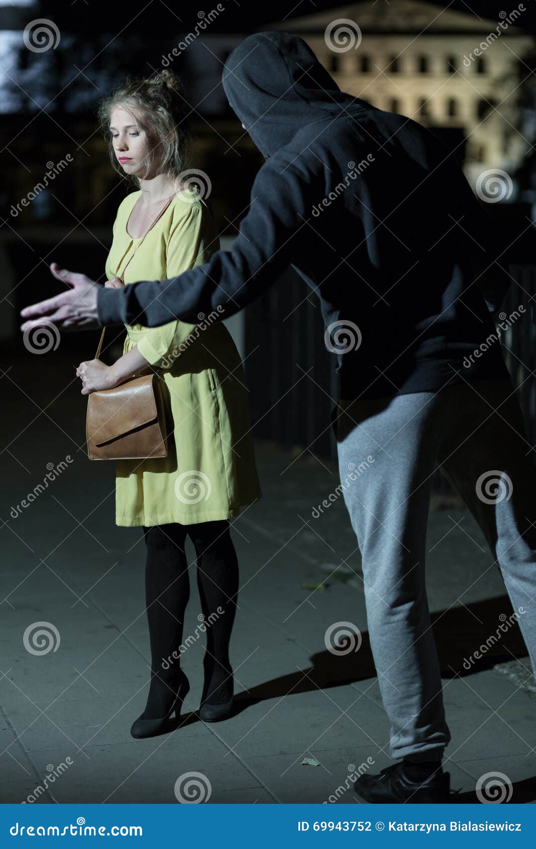 Dangerous Situation on the Street Stock Photo - Image of criminal ...