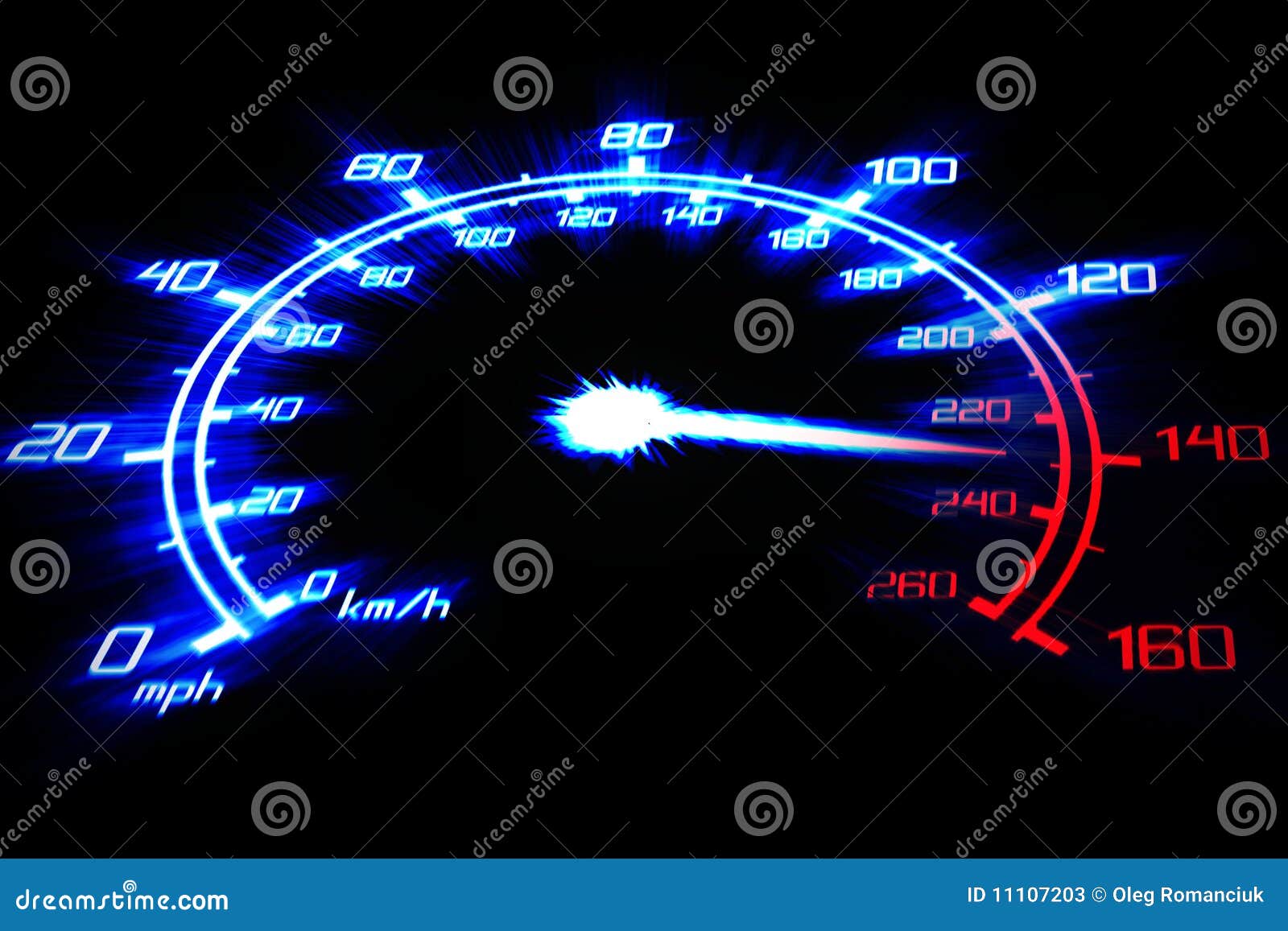 Dangerous speed stock illustration. Illustration of dashboard - 11107203