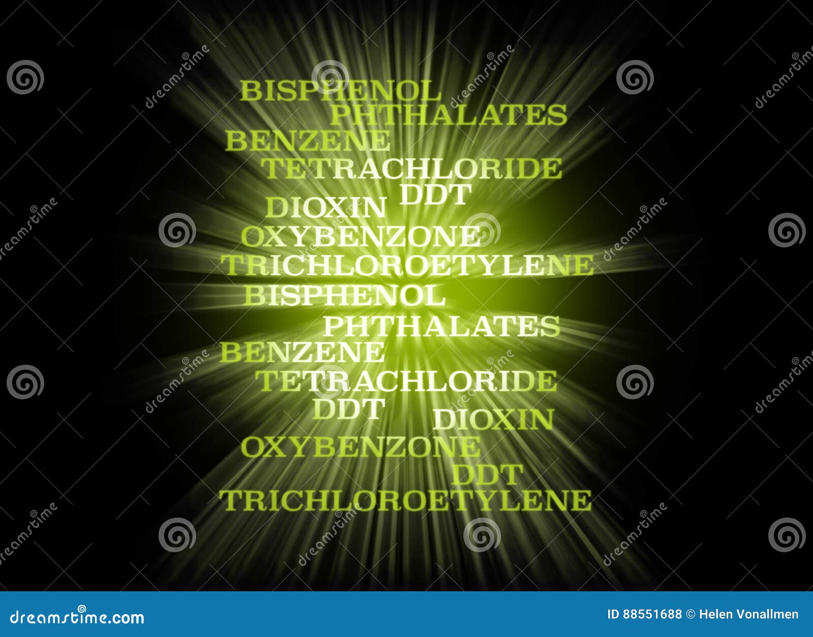 Dangerous and Toxic Chemical Substances Stock Illustration ...