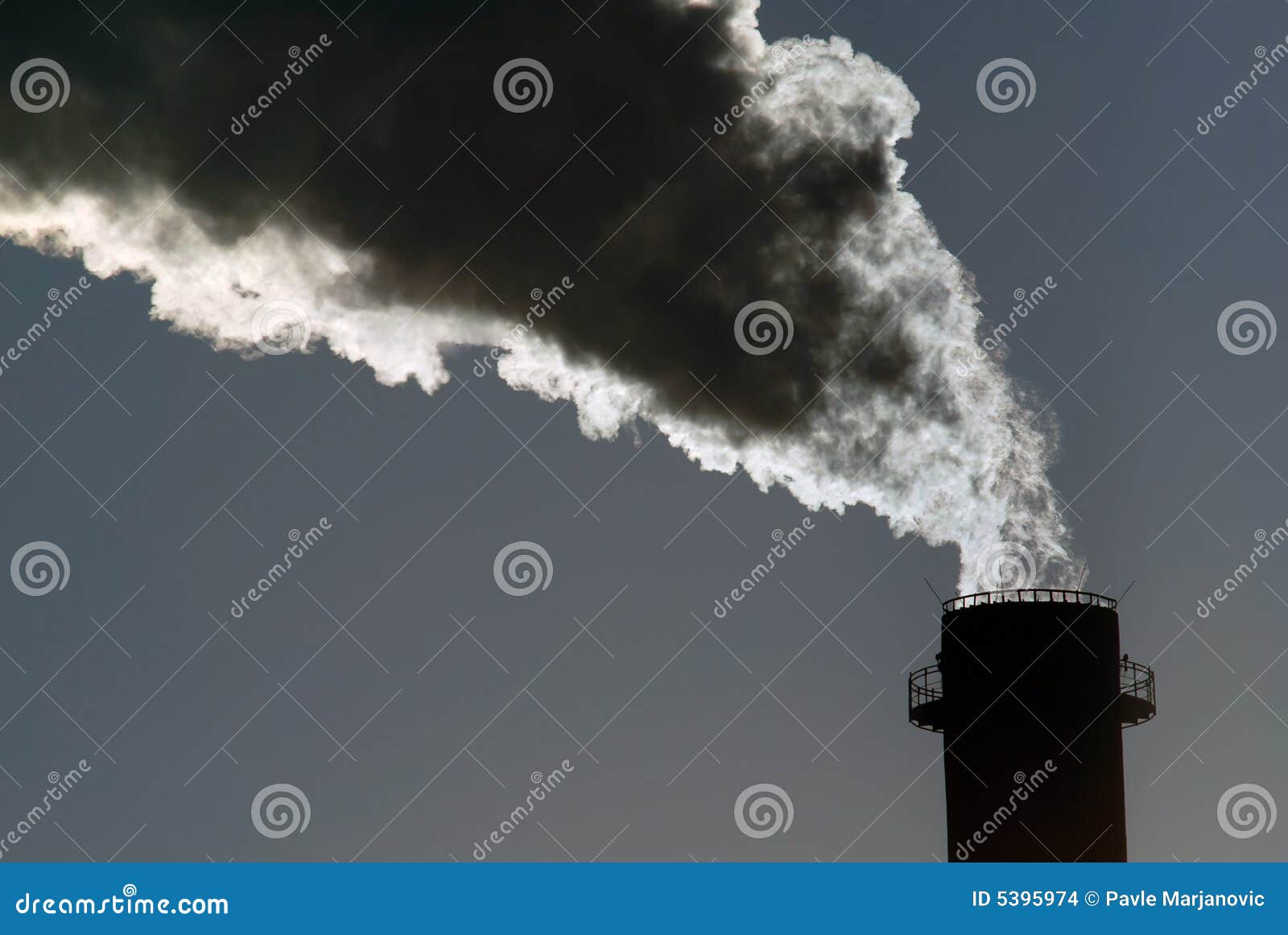 Dangerous toxic CO2 cloud stock photo. Image of company - 5395974