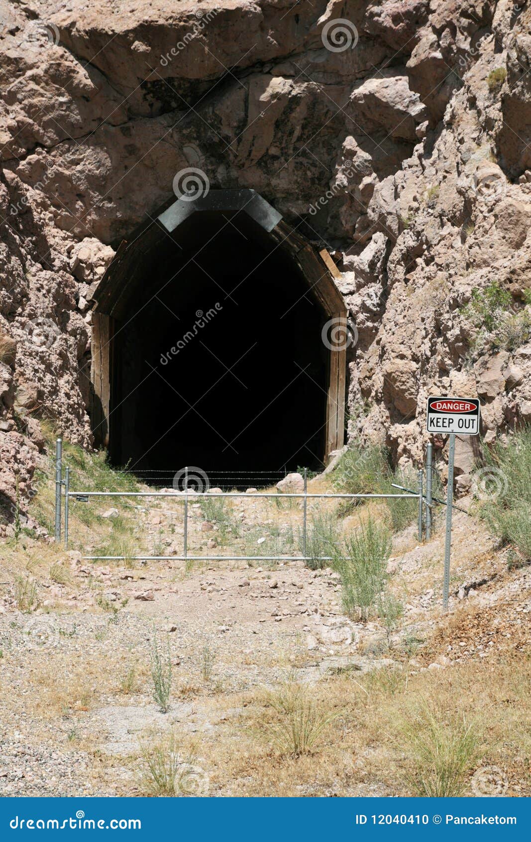 Tunnel Entrance To The Ancient Egyptian Pyramid. A Long Passage In The ...