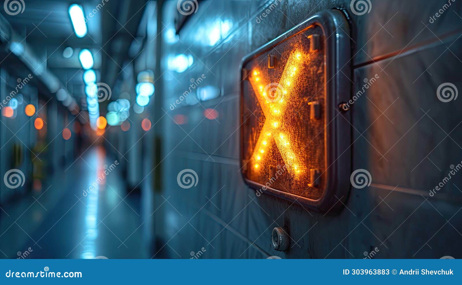 Dangerous X Virus Sign in Wall Stock Illustration - Illustration of ...