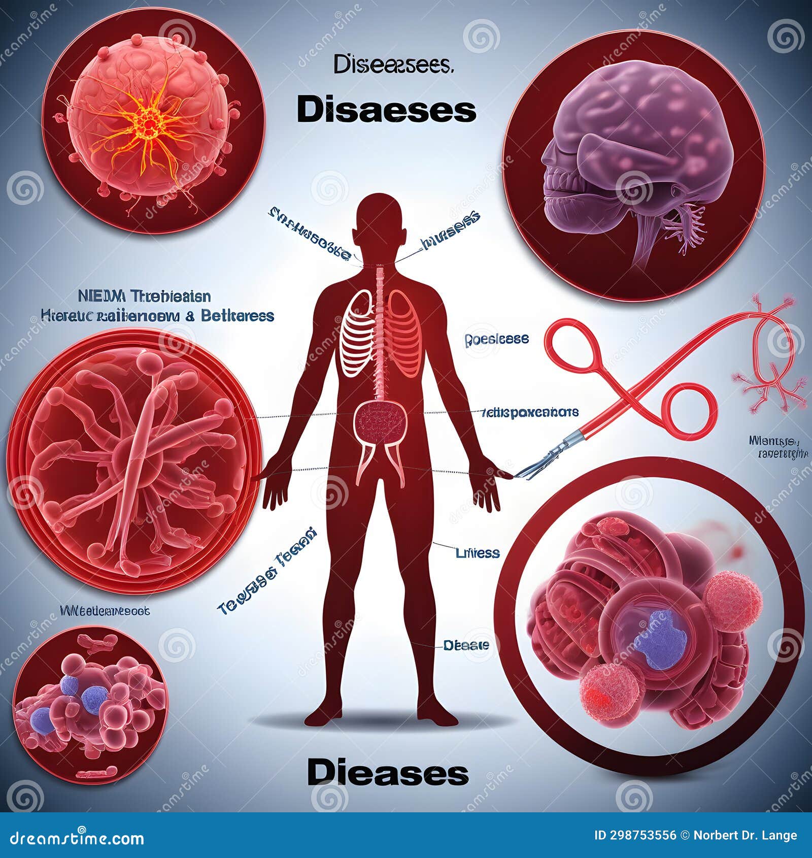 Danger Pathogens, AI-generatet Stock Photo - Image of tumors, viruses ...