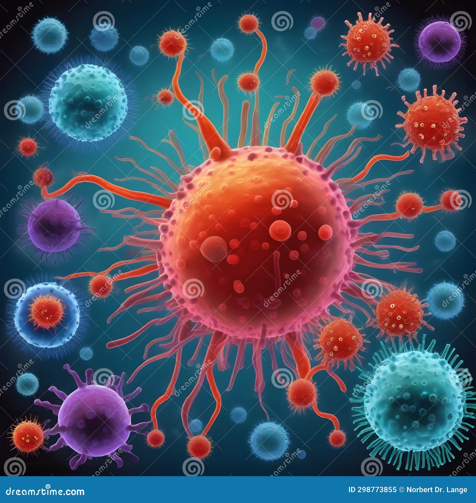 Danger Pathogens, AI-generatet Stock Image - Image of viruses, danger ...