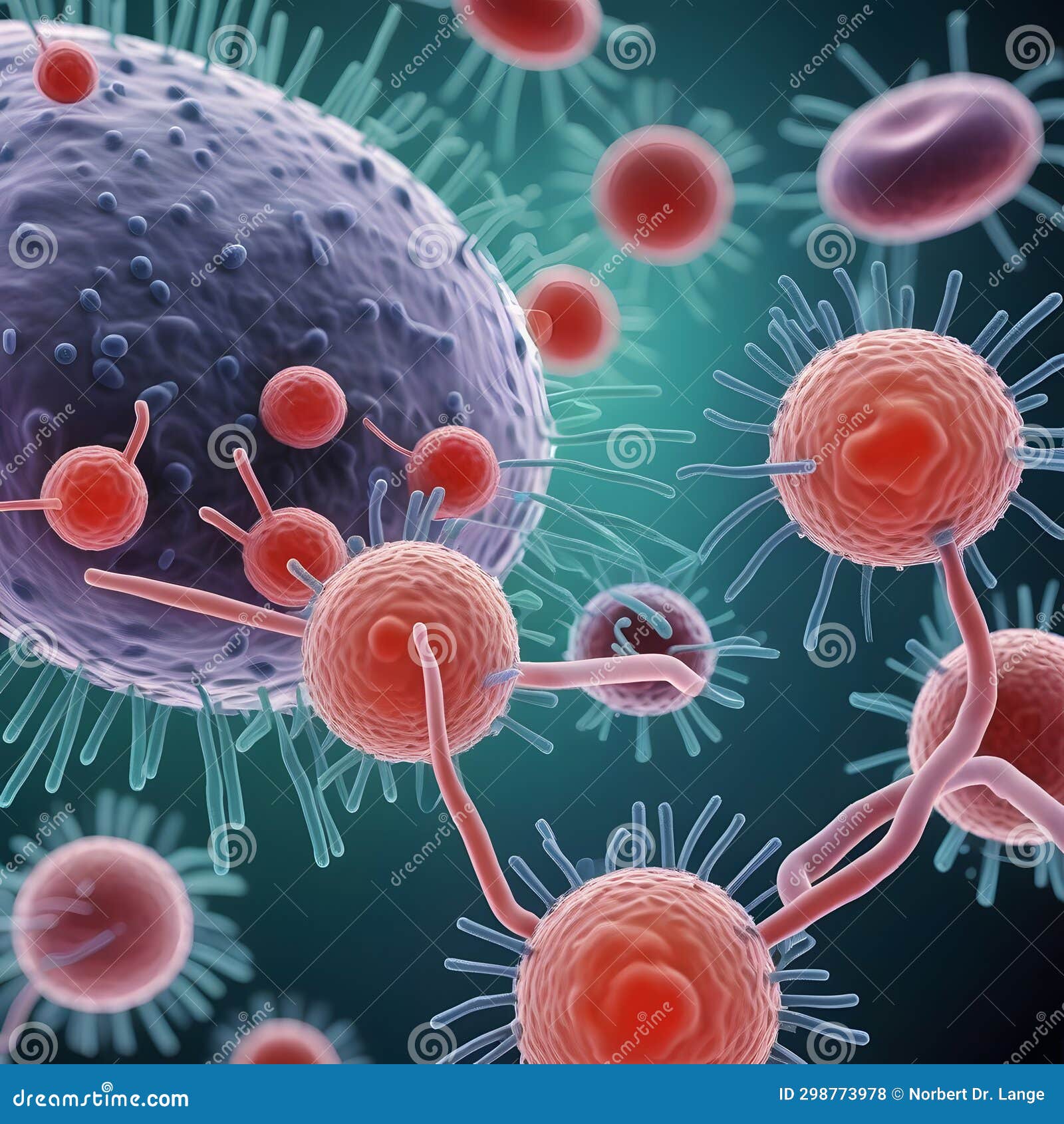 Danger Pathogens, AI-generatet Stock Illustration - Illustration of ...