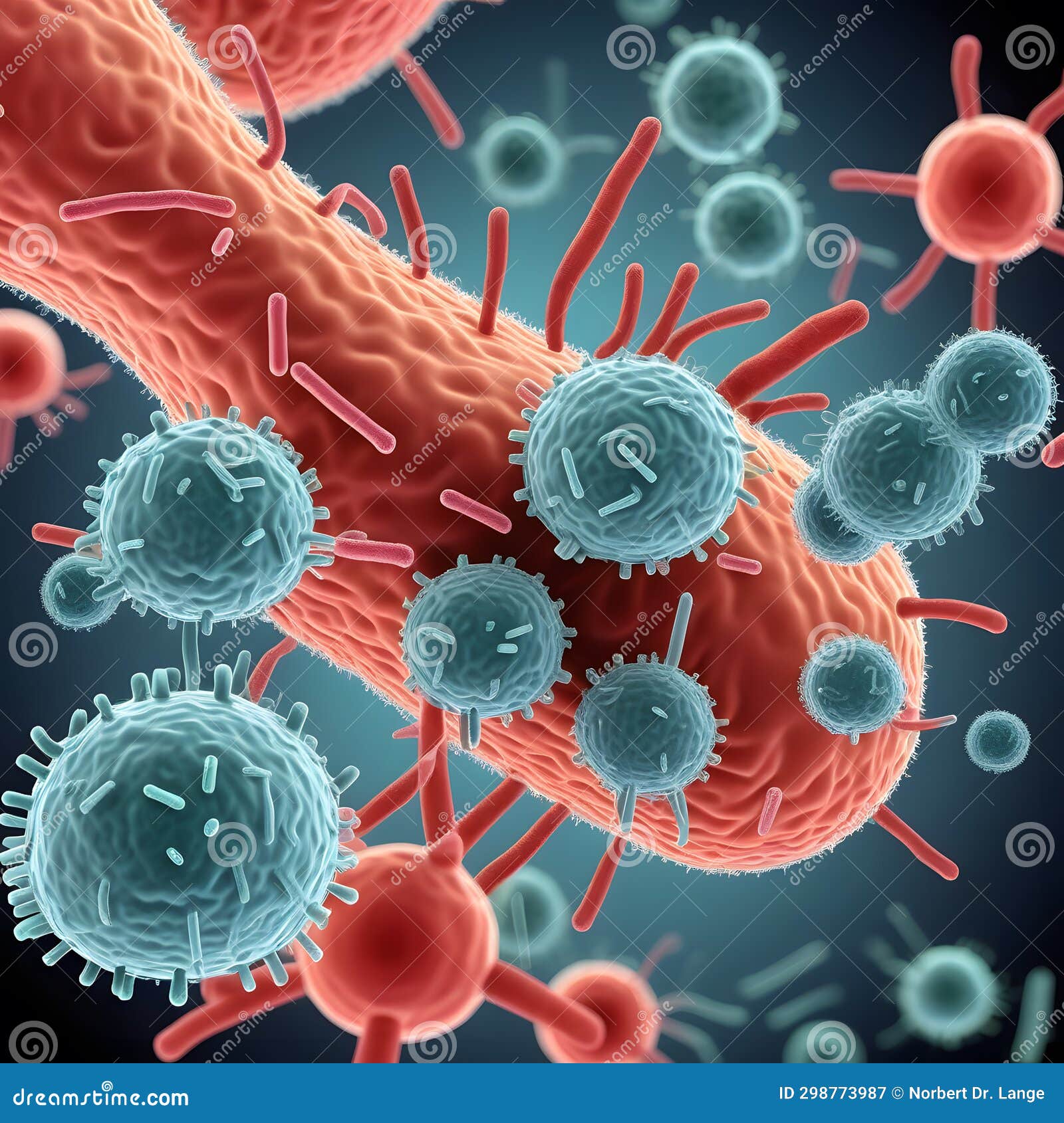 Danger Pathogens, AI-generatet Stock Illustration - Illustration of ...