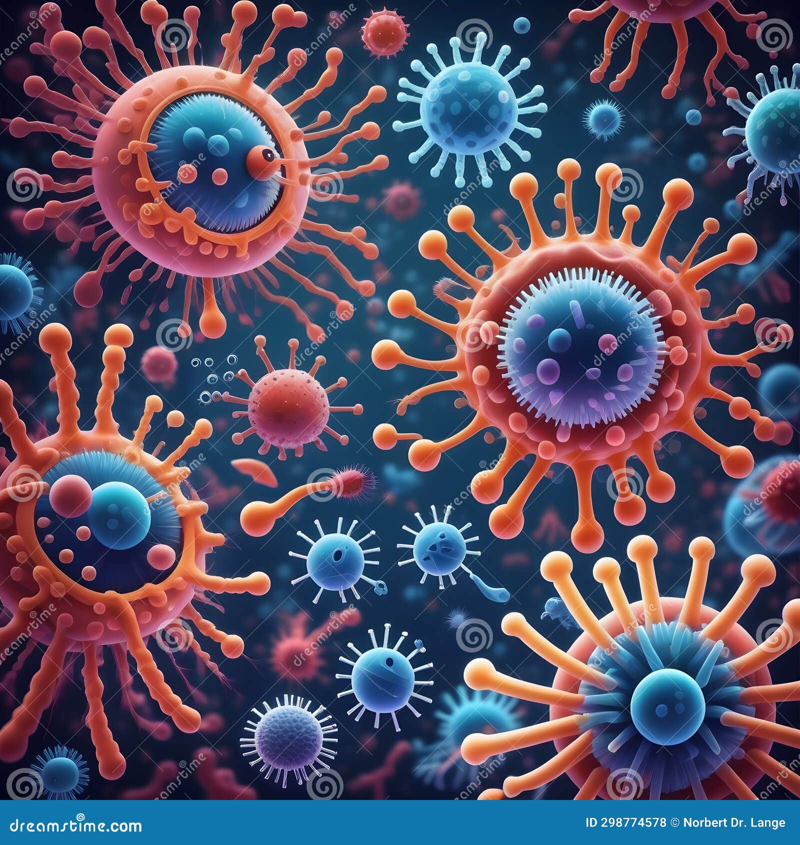 Danger Pathogens, AI-generatet Stock Photo - Image of help, science ...