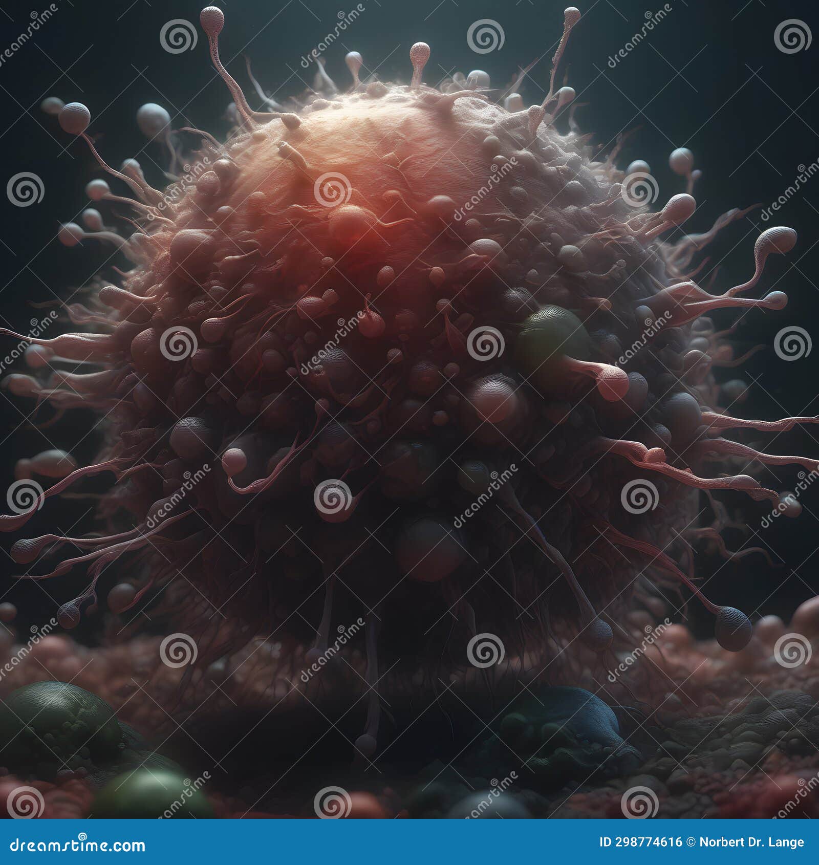 Danger Pathogens, AI-generatet Stock Photo - Image of diseases, health ...
