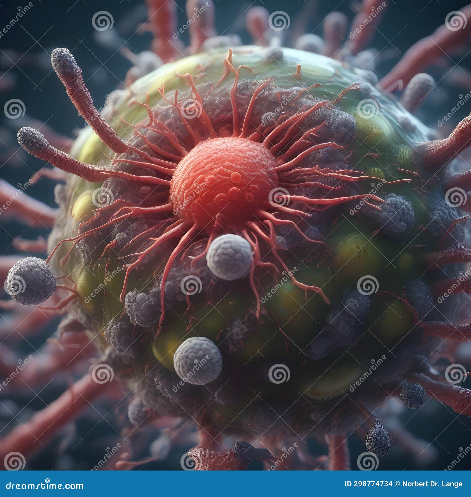 Danger Pathogens, AI-generatet Stock Illustration - Illustration of ...