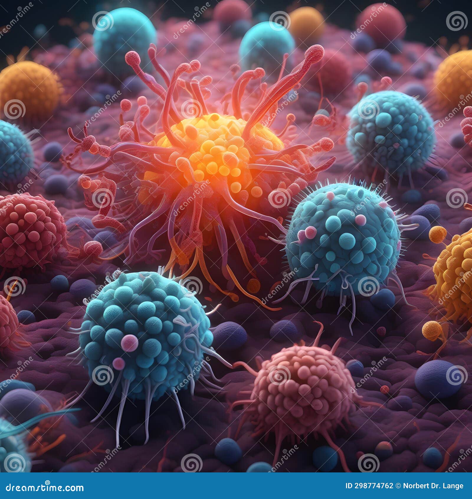 Danger Pathogens, AI-generatet Stock Photo - Image of bacteria ...