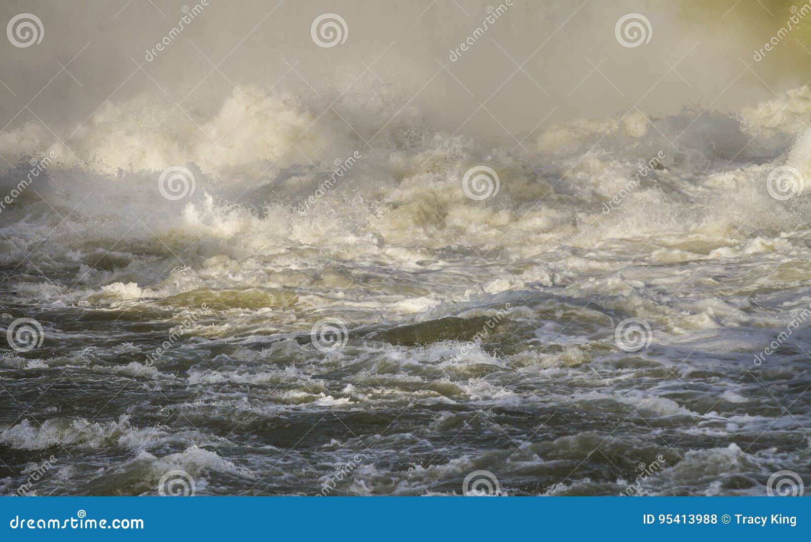Dangerous river rapids stock photo. Image of caution - 95413988