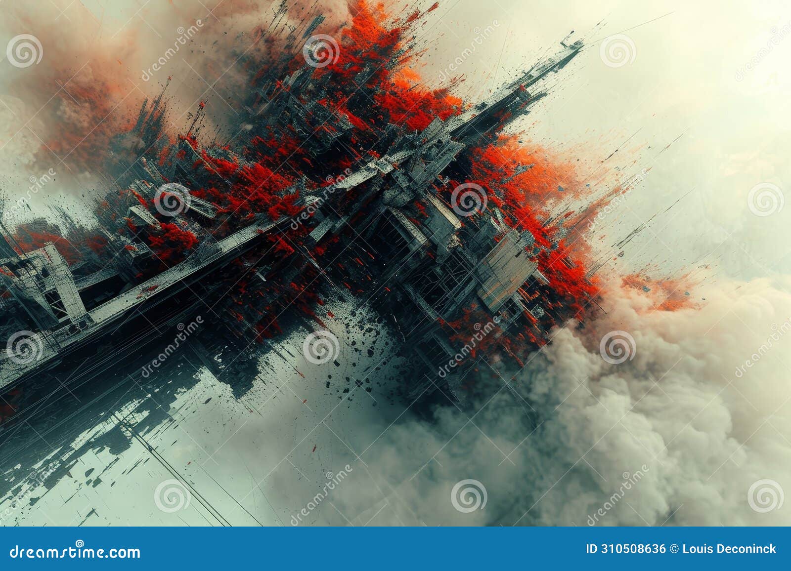 Dangerous Zone: Abstract Cavern Stock Photo - Image of ruins, depth ...