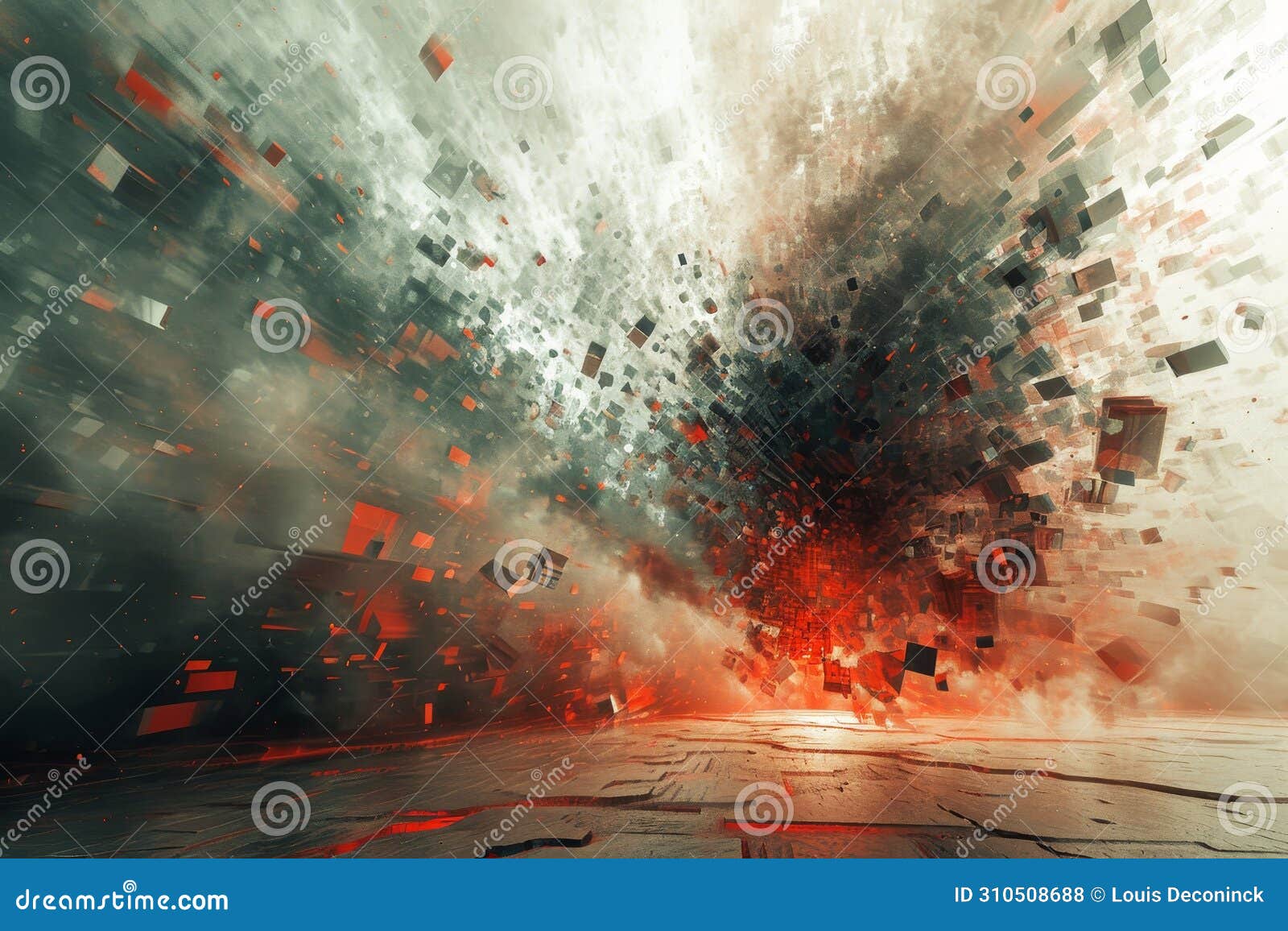 Dangerous Zone: Abstract Cavern Stock Photo - Image of crumbling ...
