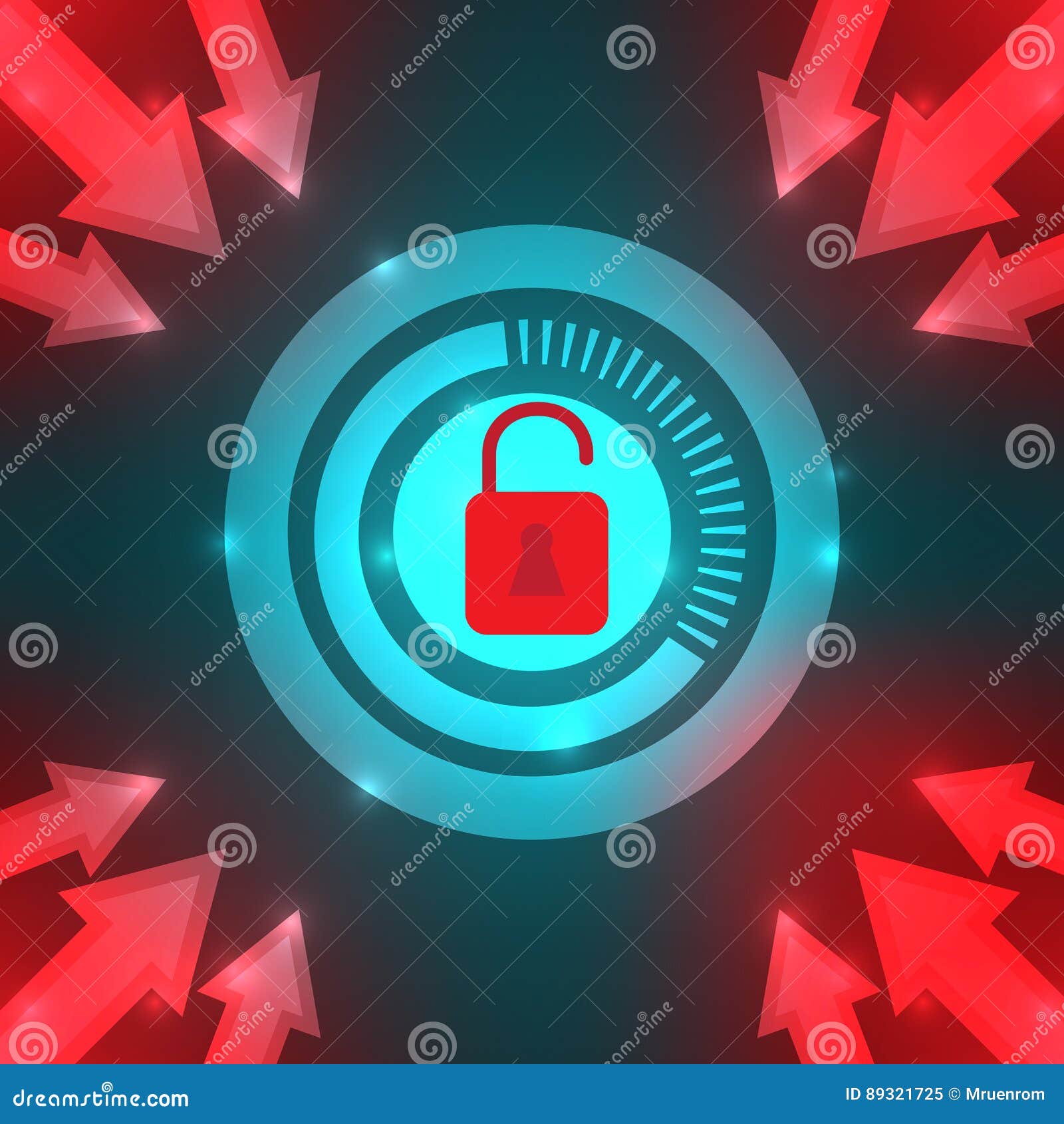 Dangers Computer Virus and Hackers Stock Vector - Illustration of ...