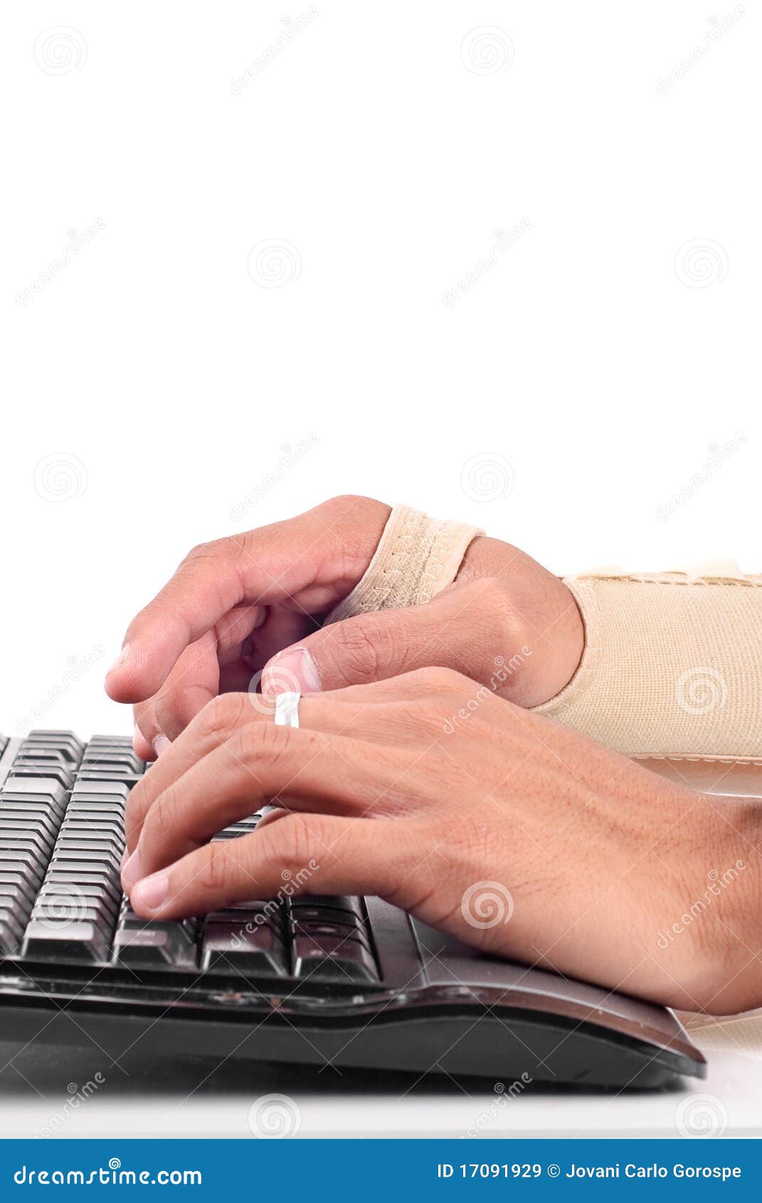 Dangers of Computer Work stock image. Image of pain, health - 17091929
