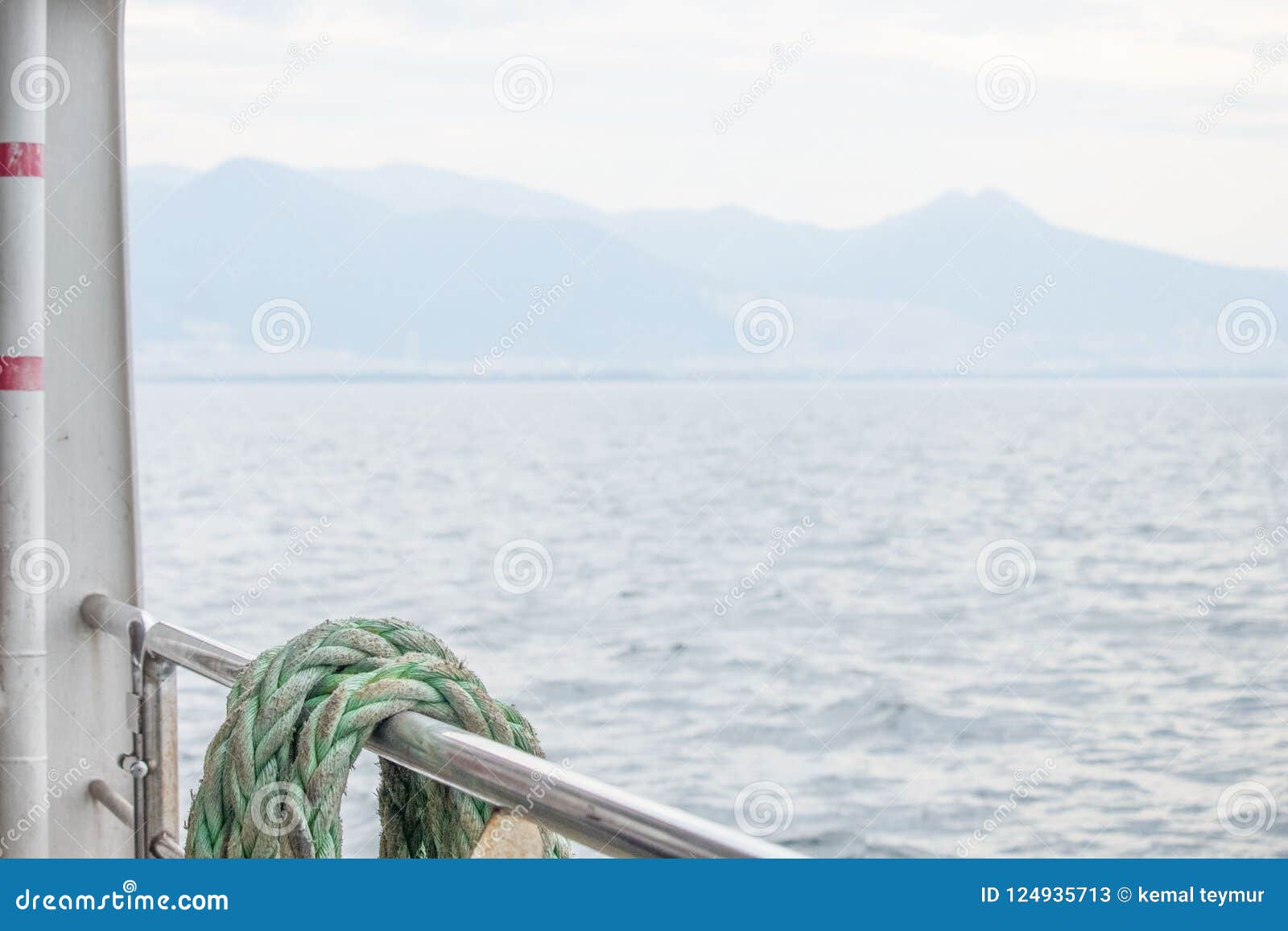 Ship rope stock image. Image of ship, water, dangling - 124935713