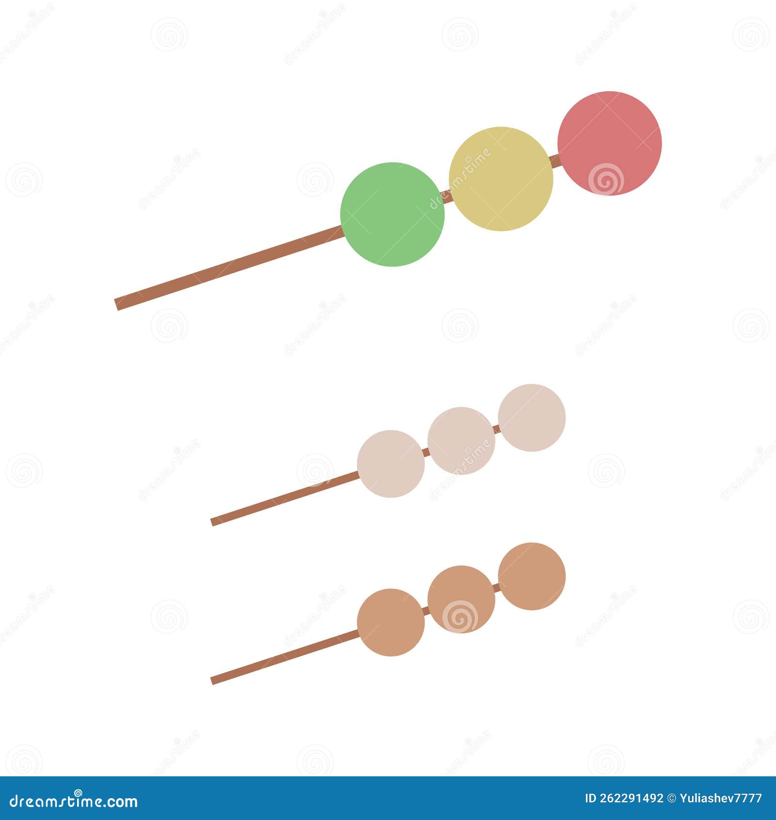 Dango, vector stock vector. Illustration of healthy - 262291492