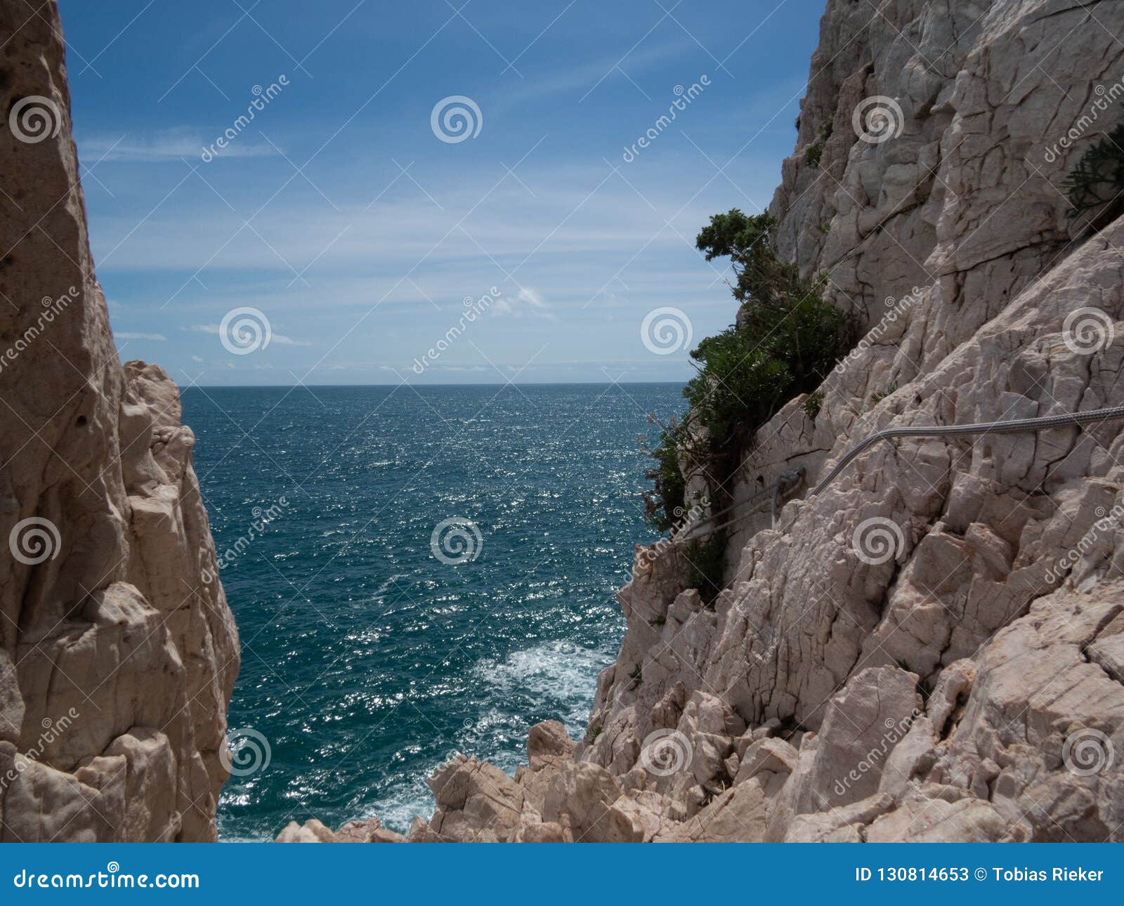 Dangerous Path Along the Coast Stock Image - Image of danger, landscape ...