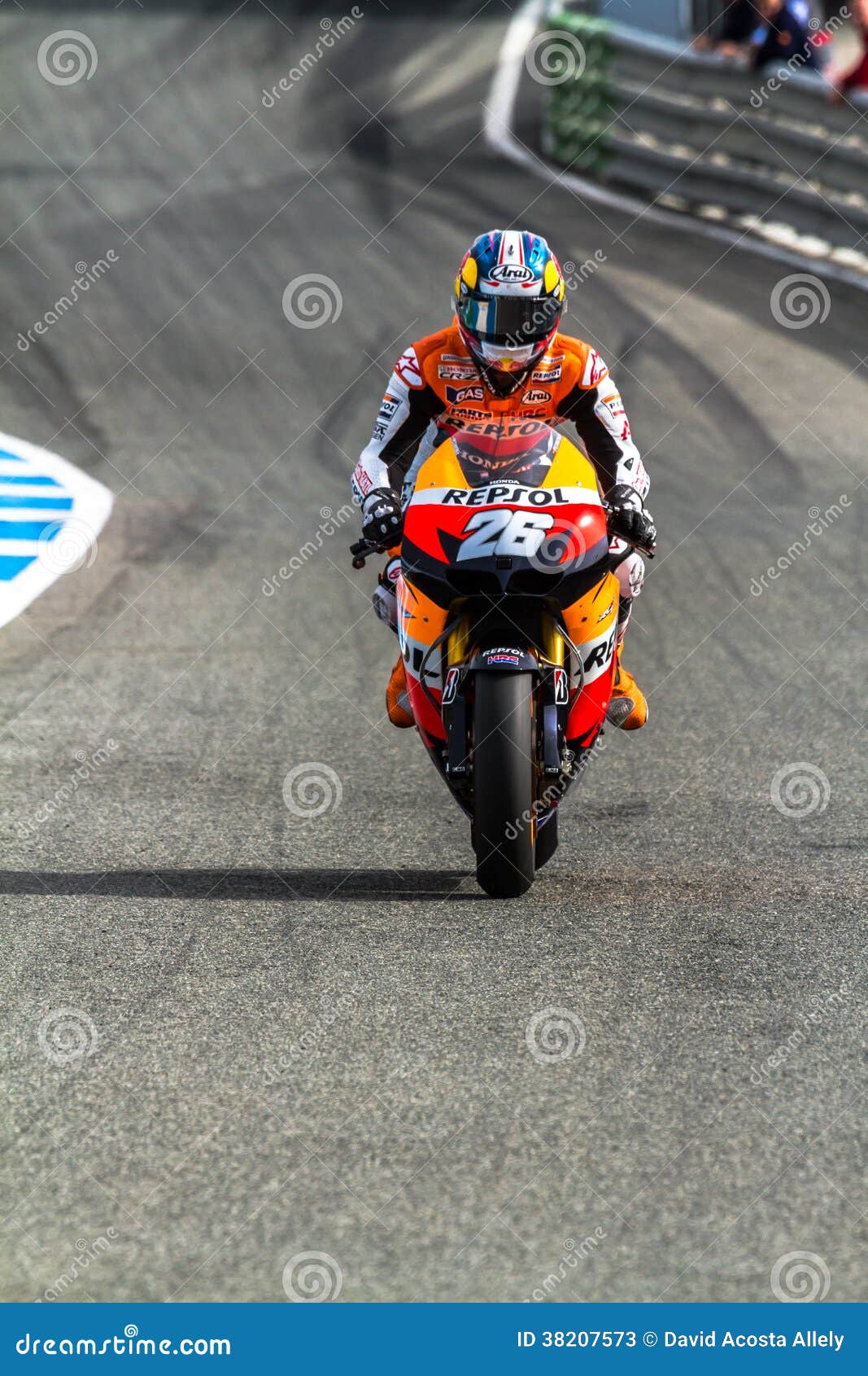 Dani Pedrosa Pilot of MotoGP Editorial Stock Photo - Image of prix ...