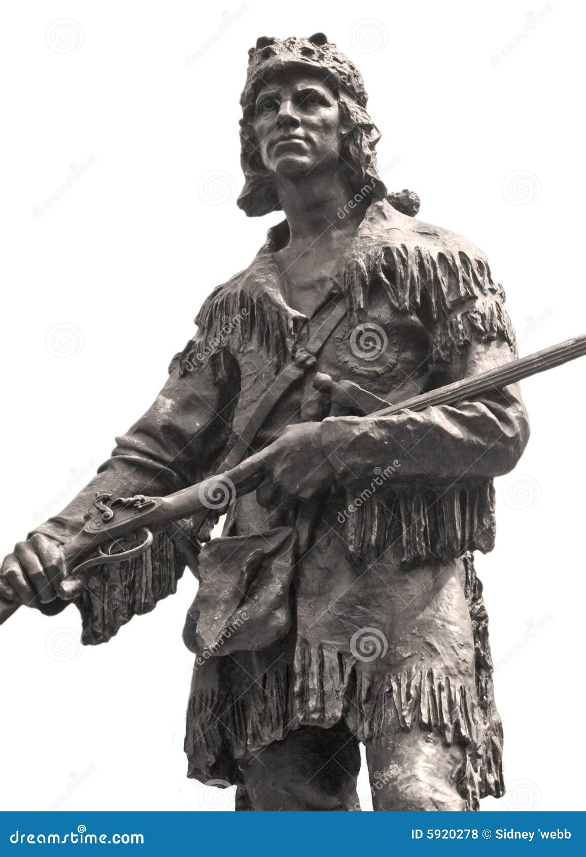 Daniel Boone stock photo. Image of park, louisville, daniel - 5920278