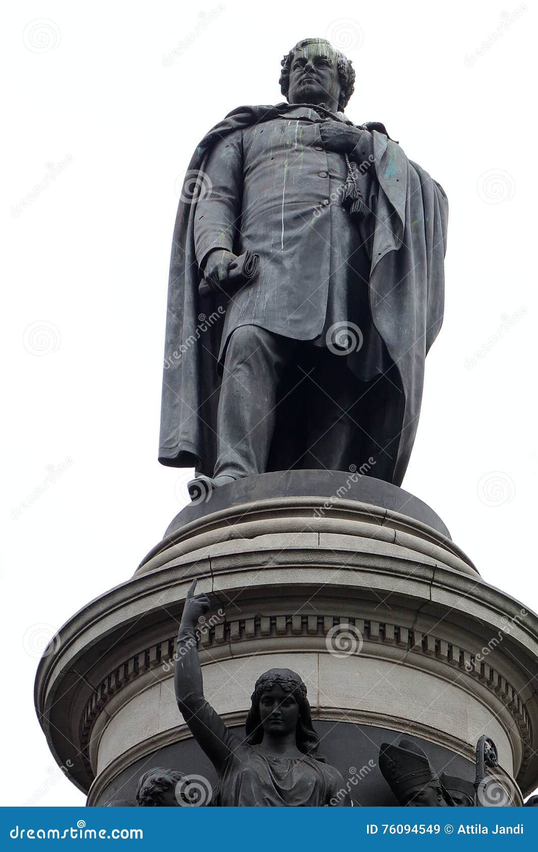 Daniel O`Connell Memorial, Dublin, Ireland Editorial Stock Image ...